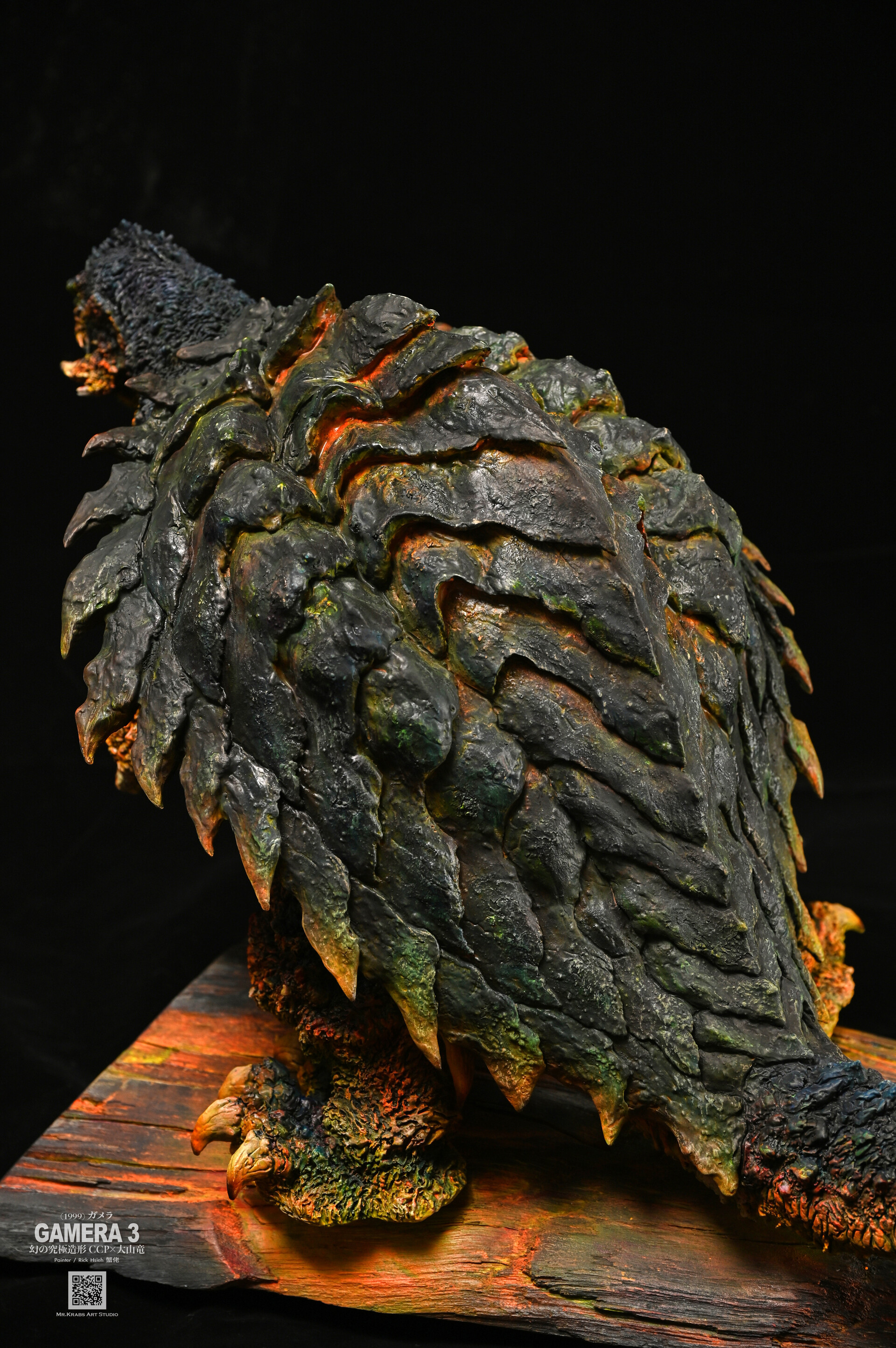 Krabs M.Art x 蟹佬模研漆藝所 - 幻の究極造形 CCP×大山竜 1999 GAMERA 3 ガメラ 卡美拉 by 蟹佬 Rick ...