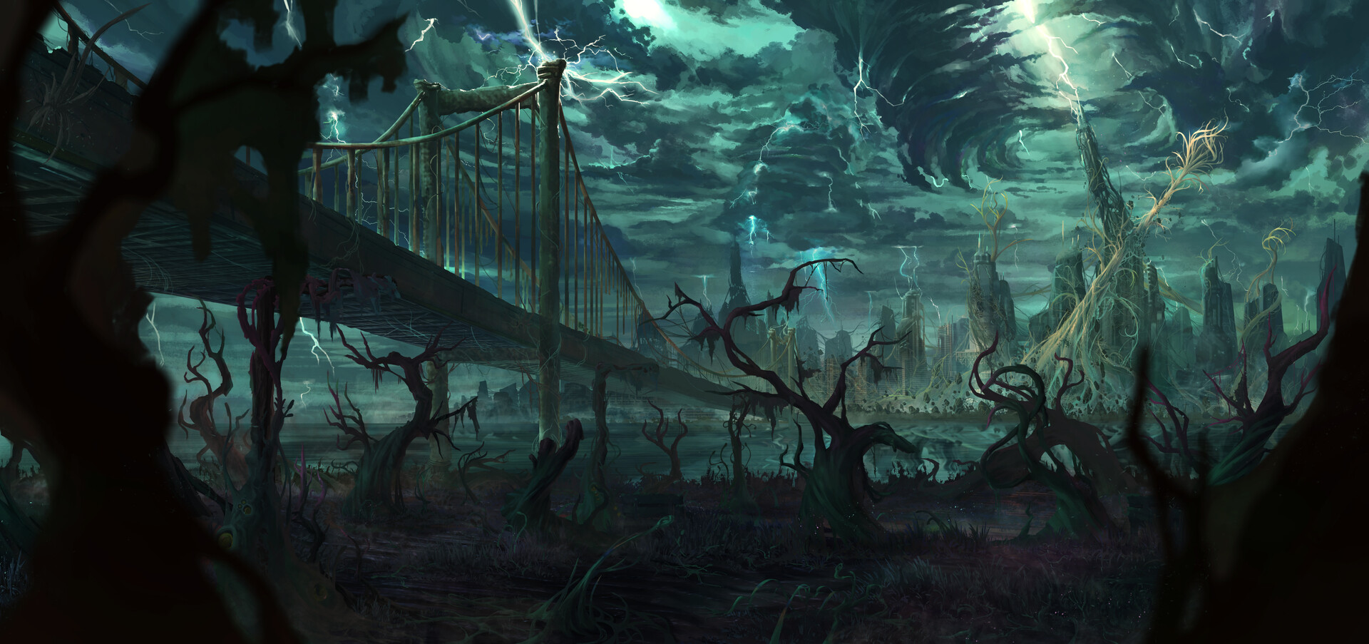 ArtStation - infected city