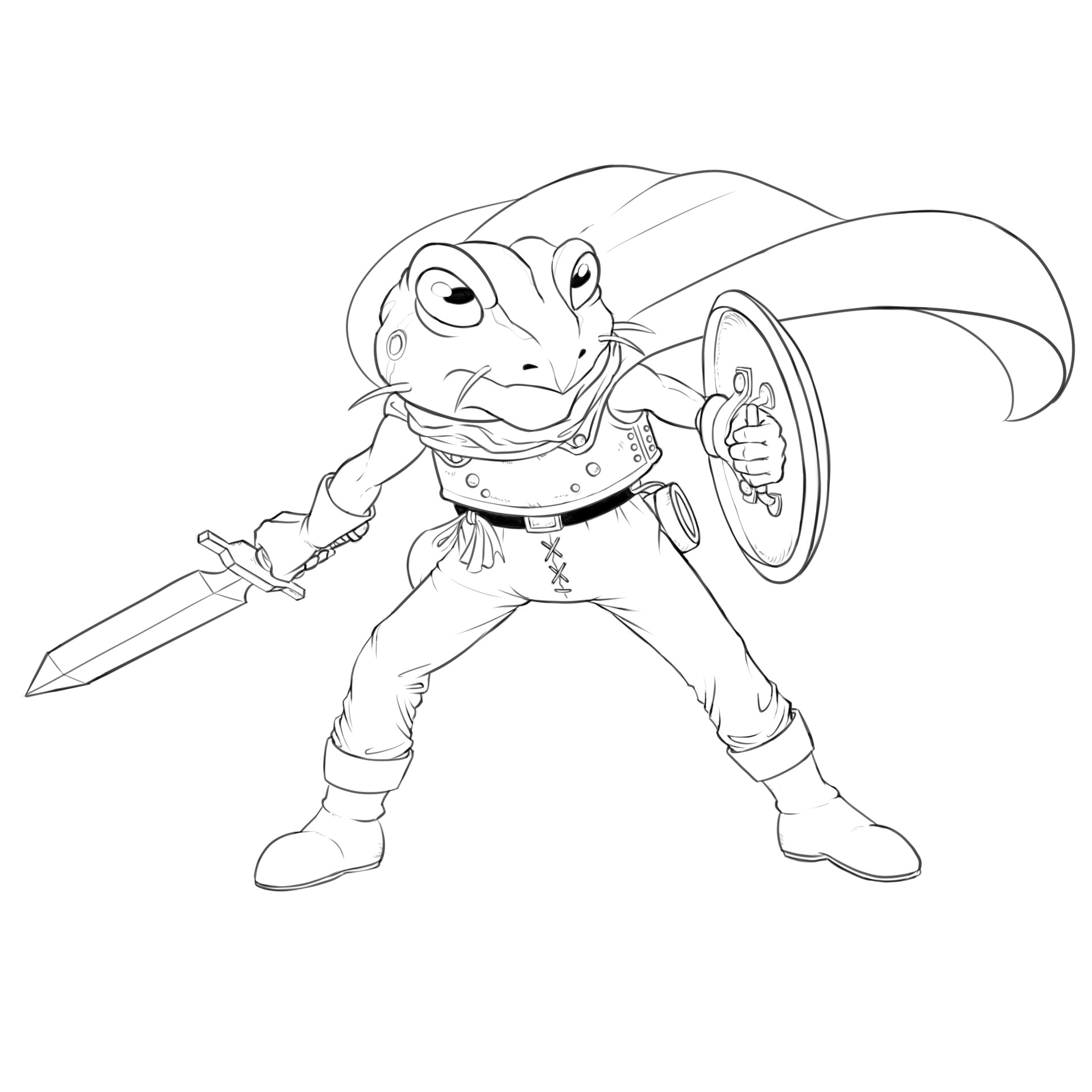 ArtStation - Frog Fan Art (Chrono Trigger)