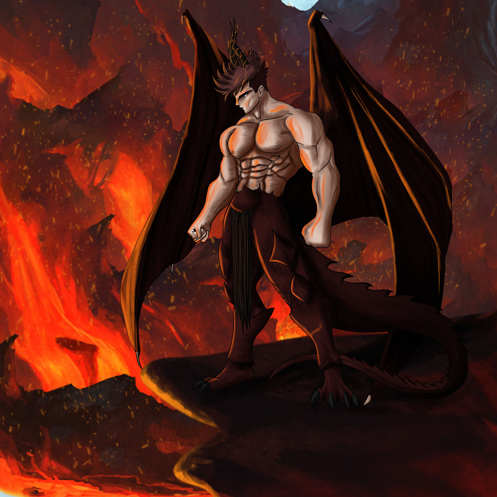 ArtStation - The Human Dragon!