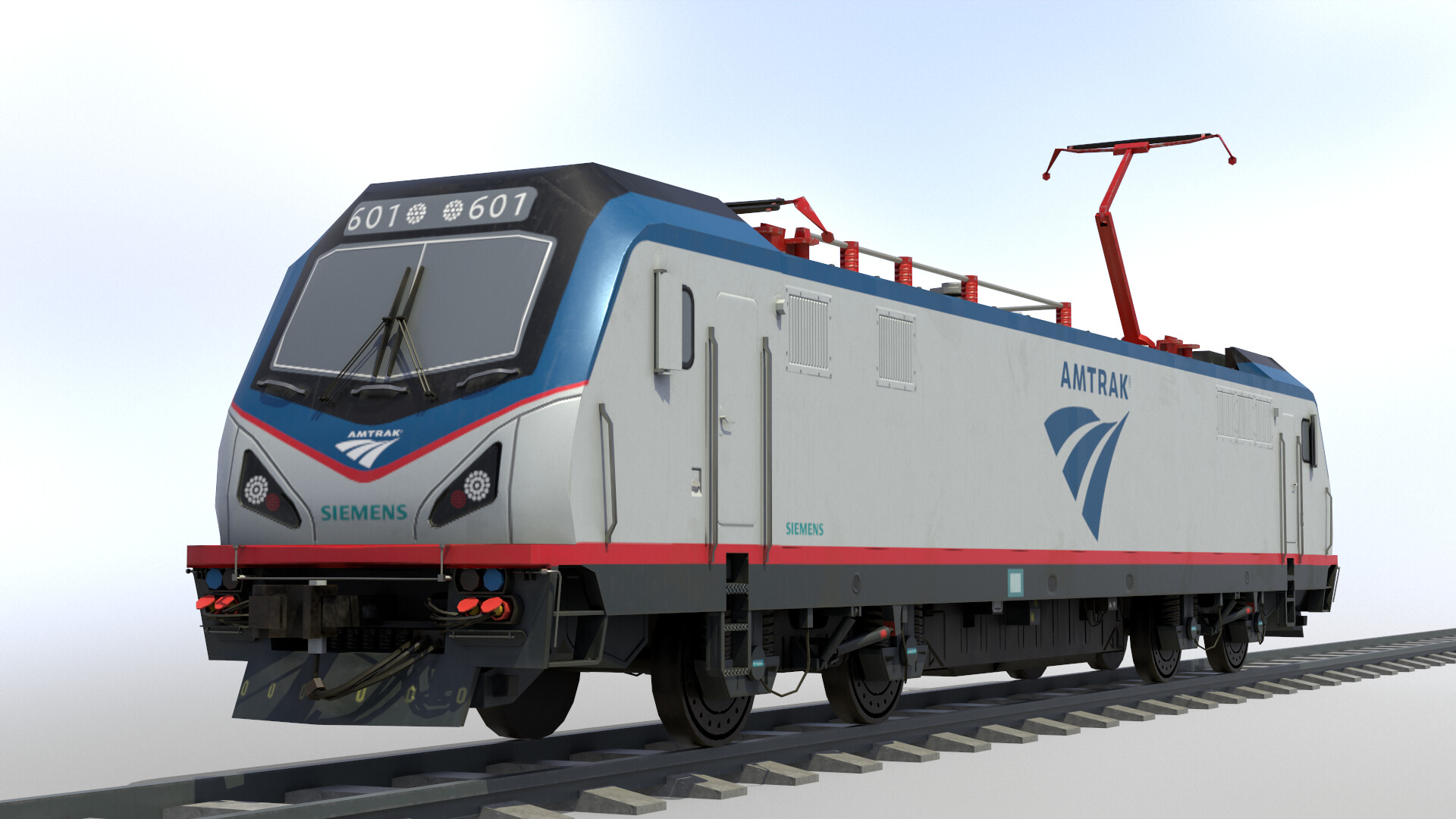 ArtStation - Locomotive Siemens ACS-64