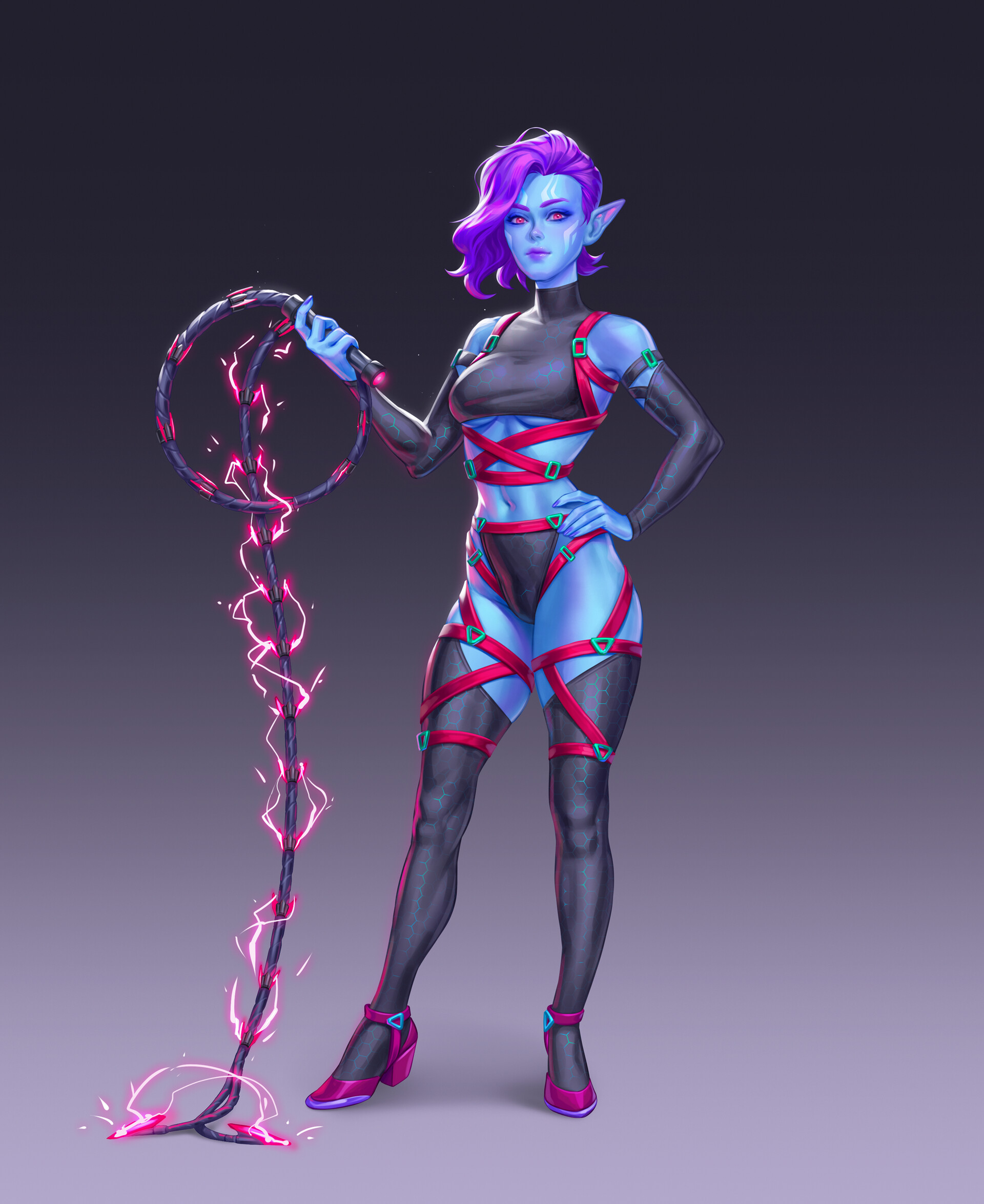 ArtStation - Cyber Girl
