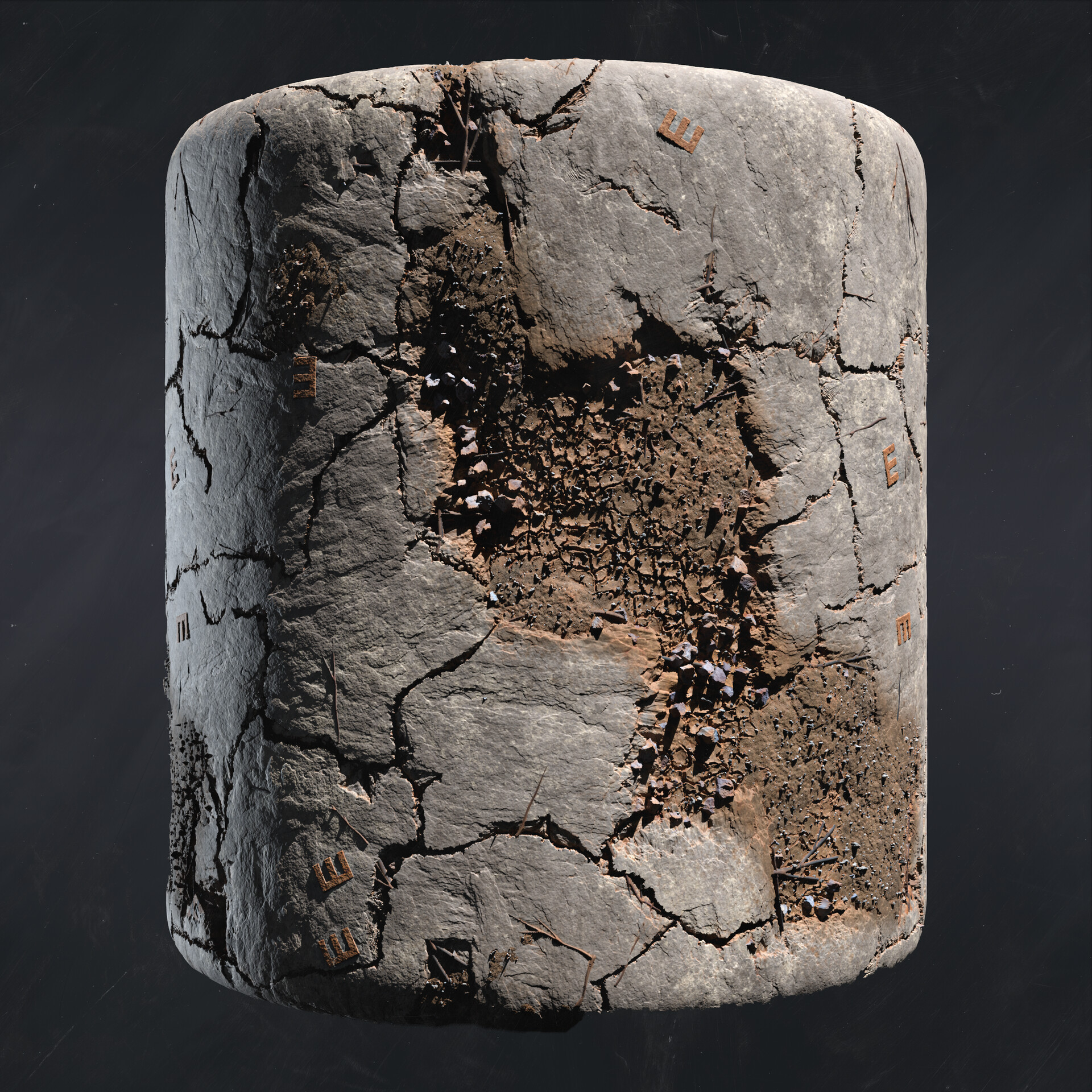 ArtStation - Old Road Material