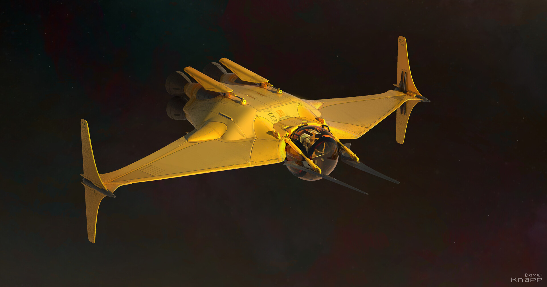 David Knapp Design - Cowboy Bebop: Background Spaceships 02