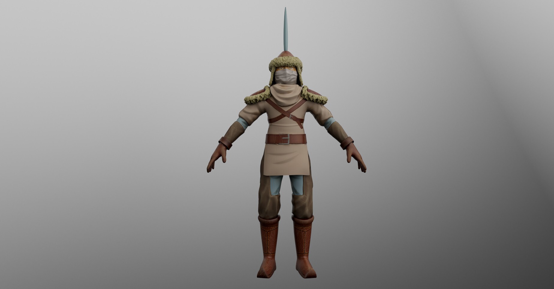 ArtStation - Texturing_mane_ character_Tsölgame