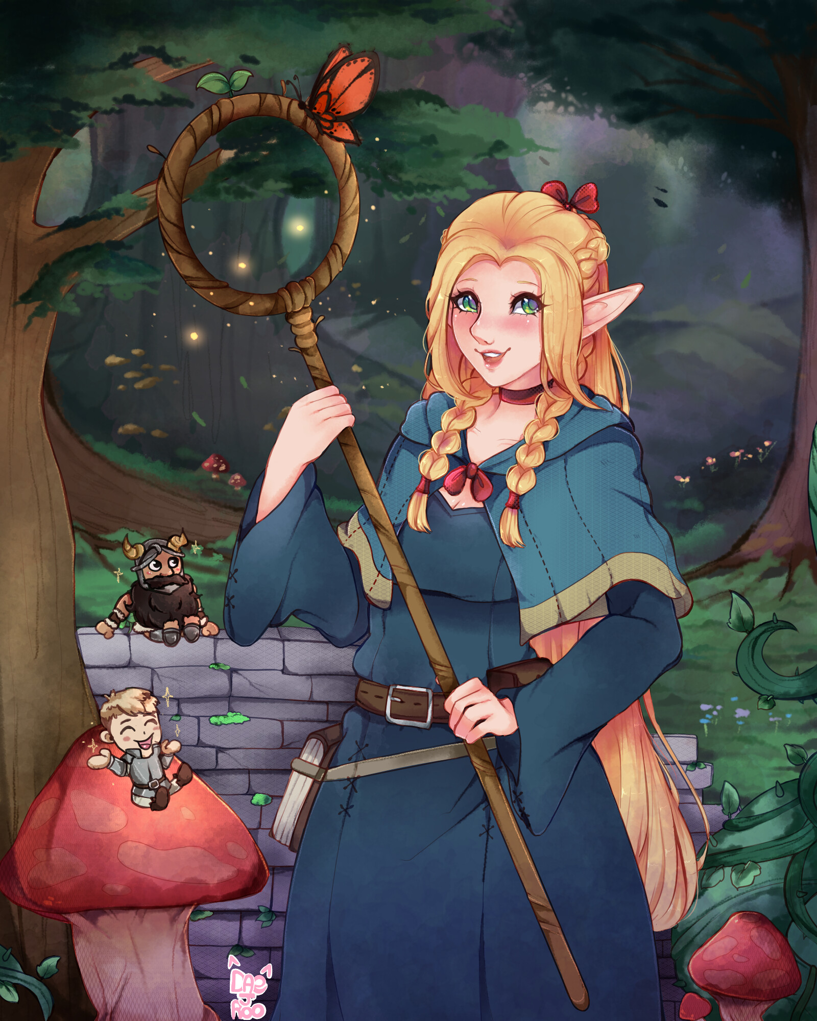 ArtStation - Marcille Fanart (Dungeon Meshi)