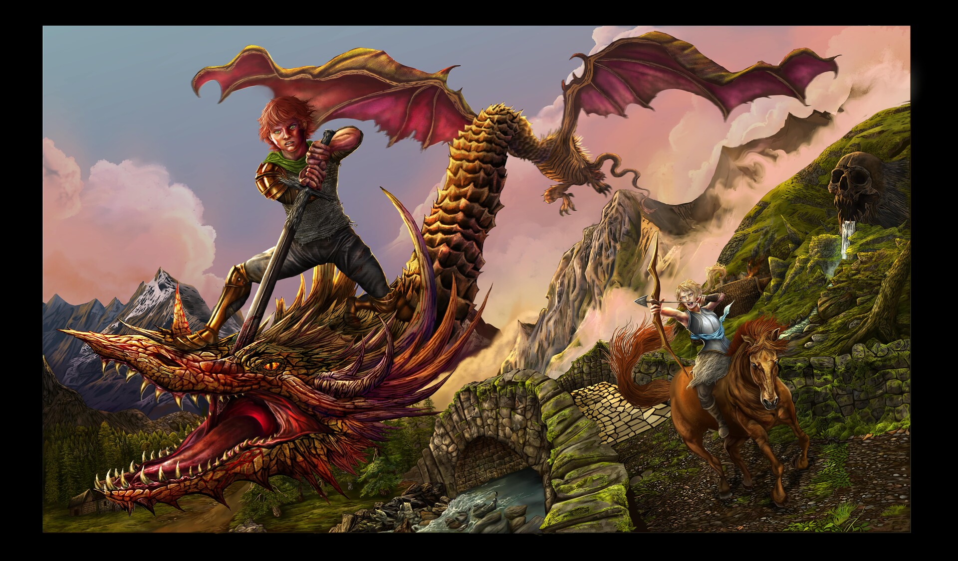 ArtStation - Dragon Chase