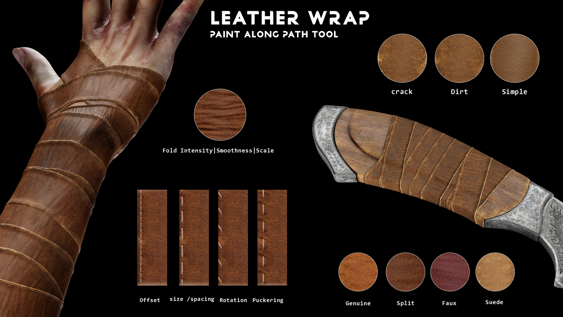 Javad Rajabzade - Wrap Path Tool Substance painter