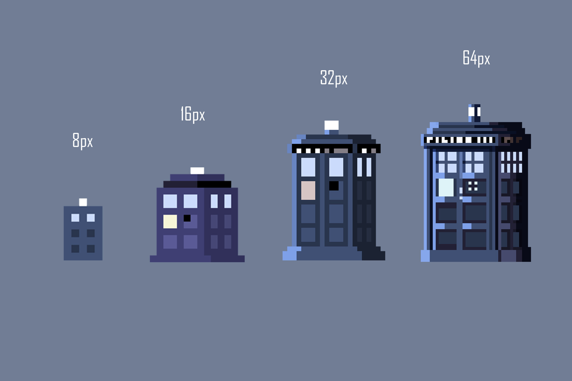 ArtStation - Pixel Art x Doctor Who