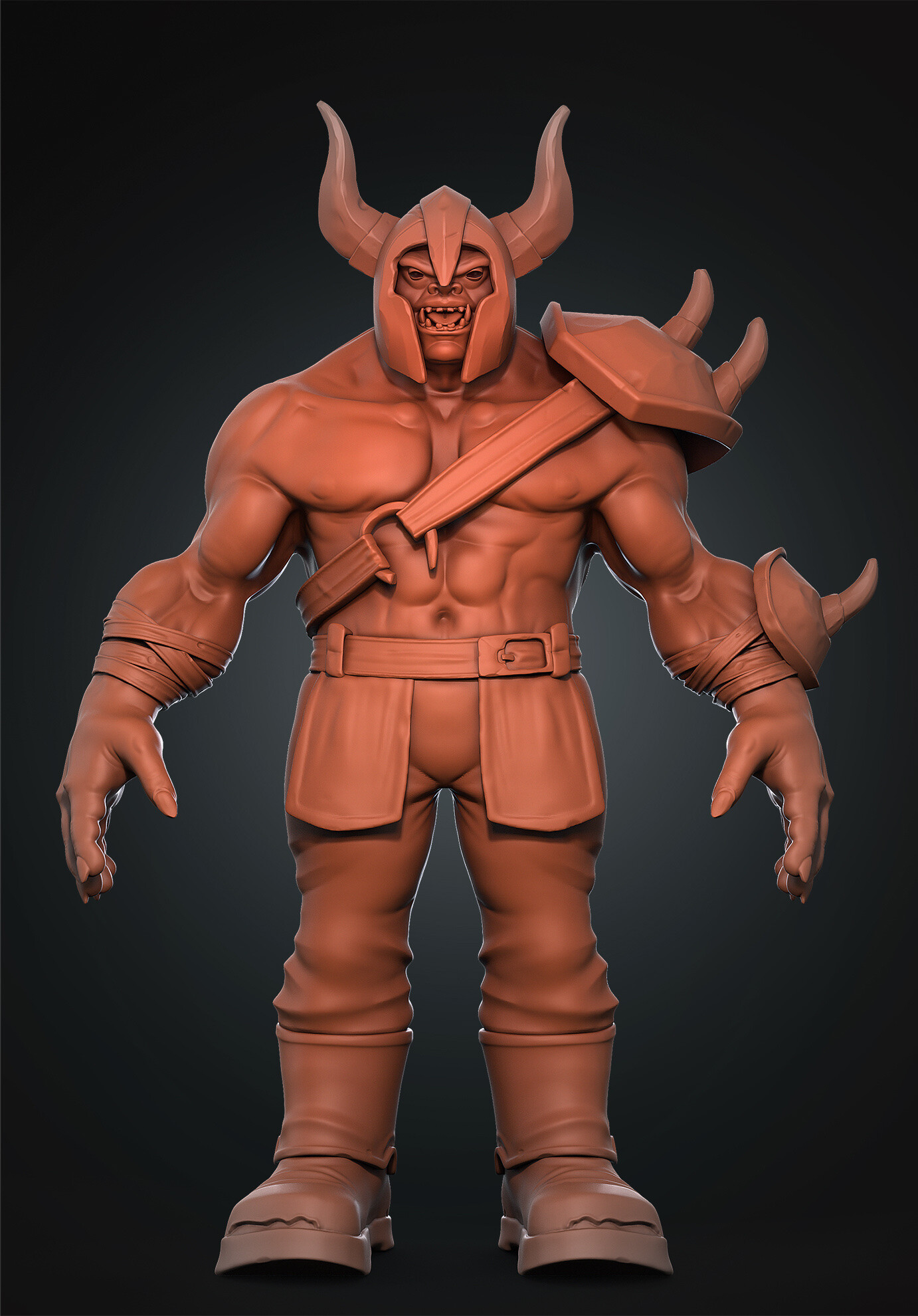 ArtStation - Clay render