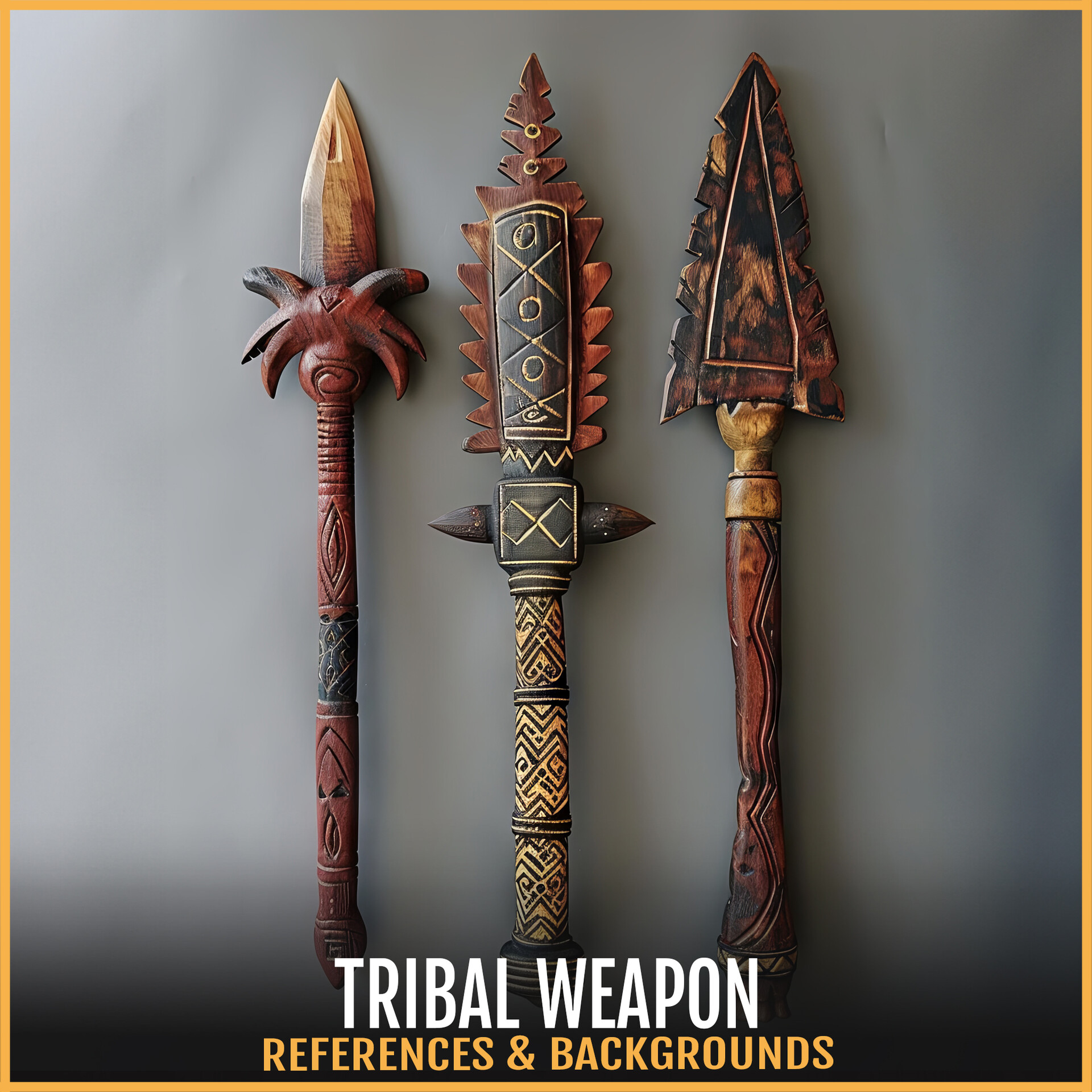 ArtStation - 303 Tribal Weapon