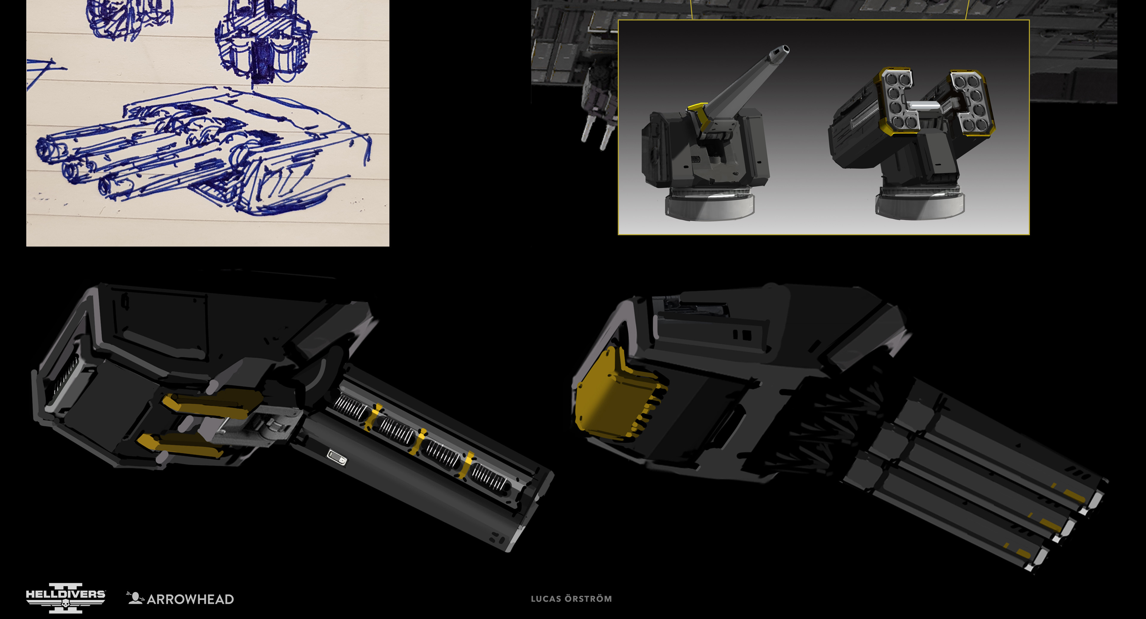 Art of Ragnar - Helldivers 2 - Destroyer, space and vehicles!