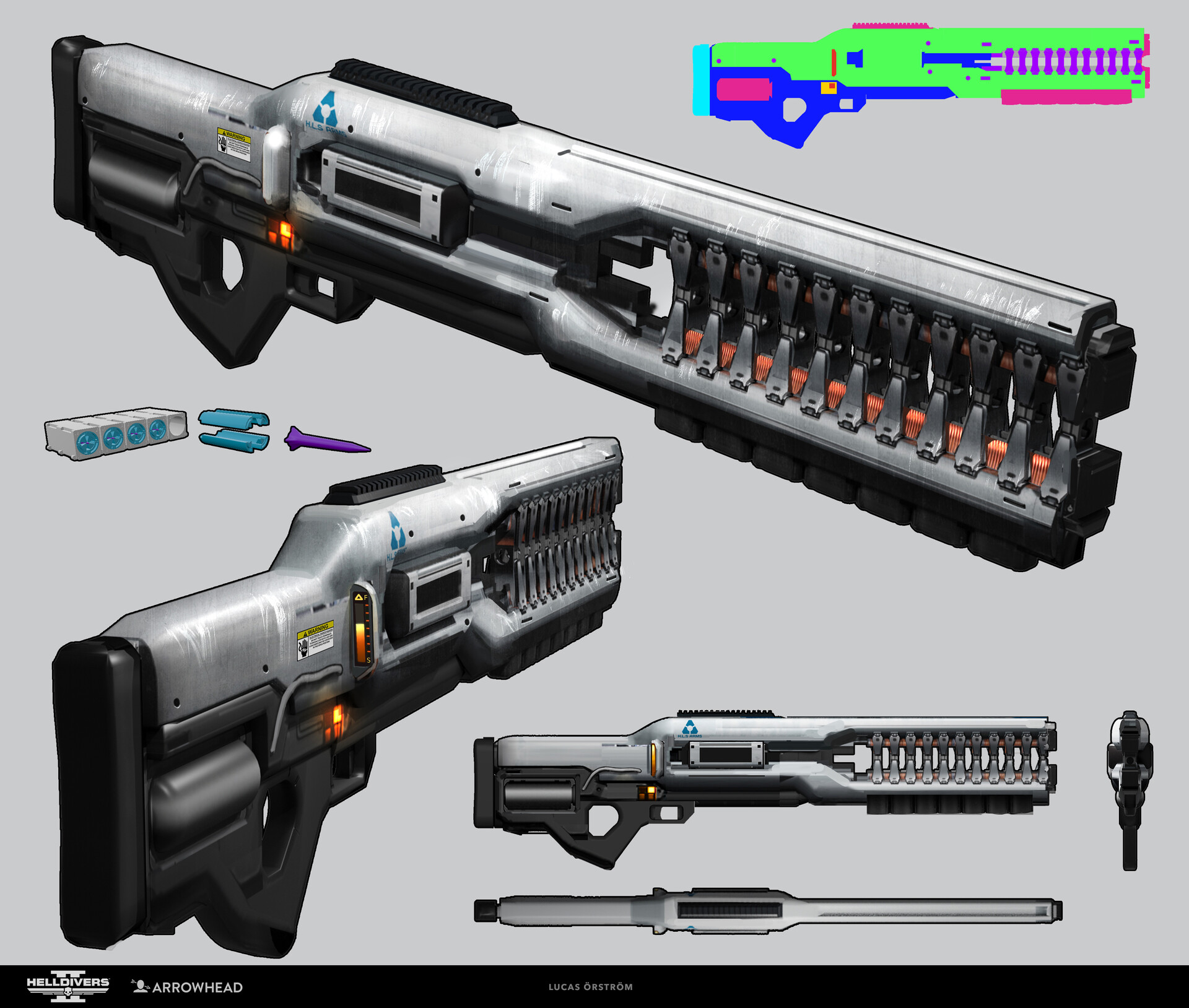 Art of Ragnar - Hellidvers 2 - Characters and Props