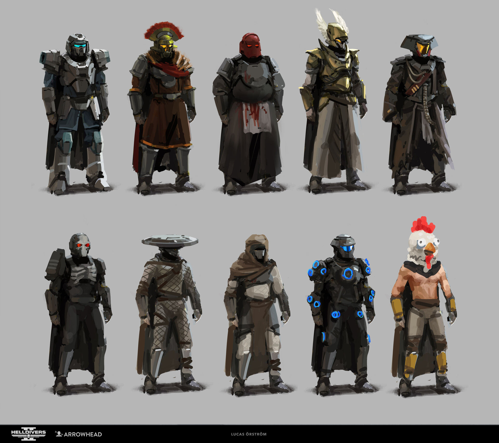 Art of Ragnar - Hellidvers 2 - Characters and Props