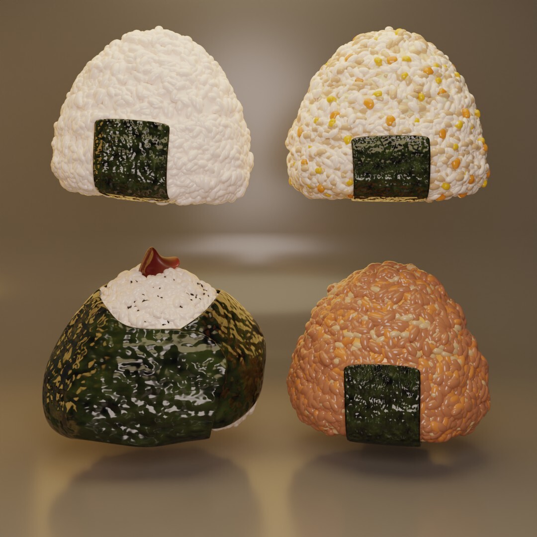 ArtStation - Onigiri 3D
