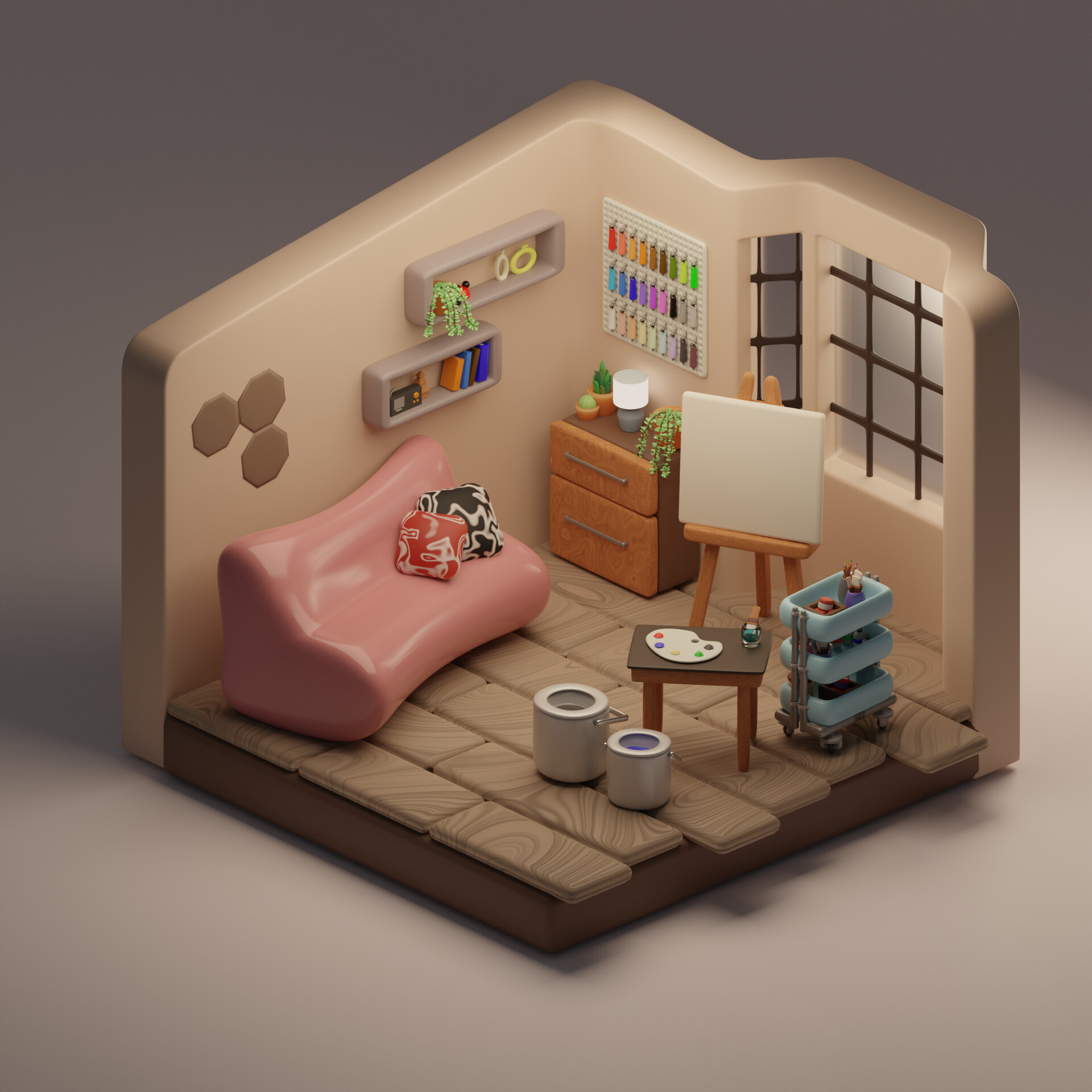 ArtStation - 3D Art Room