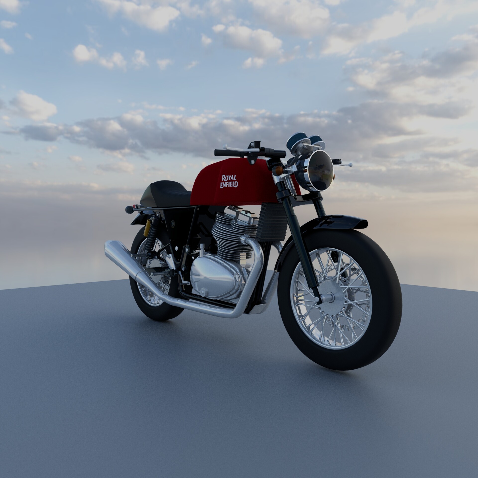 ArtStation - Royal Enfield GT650