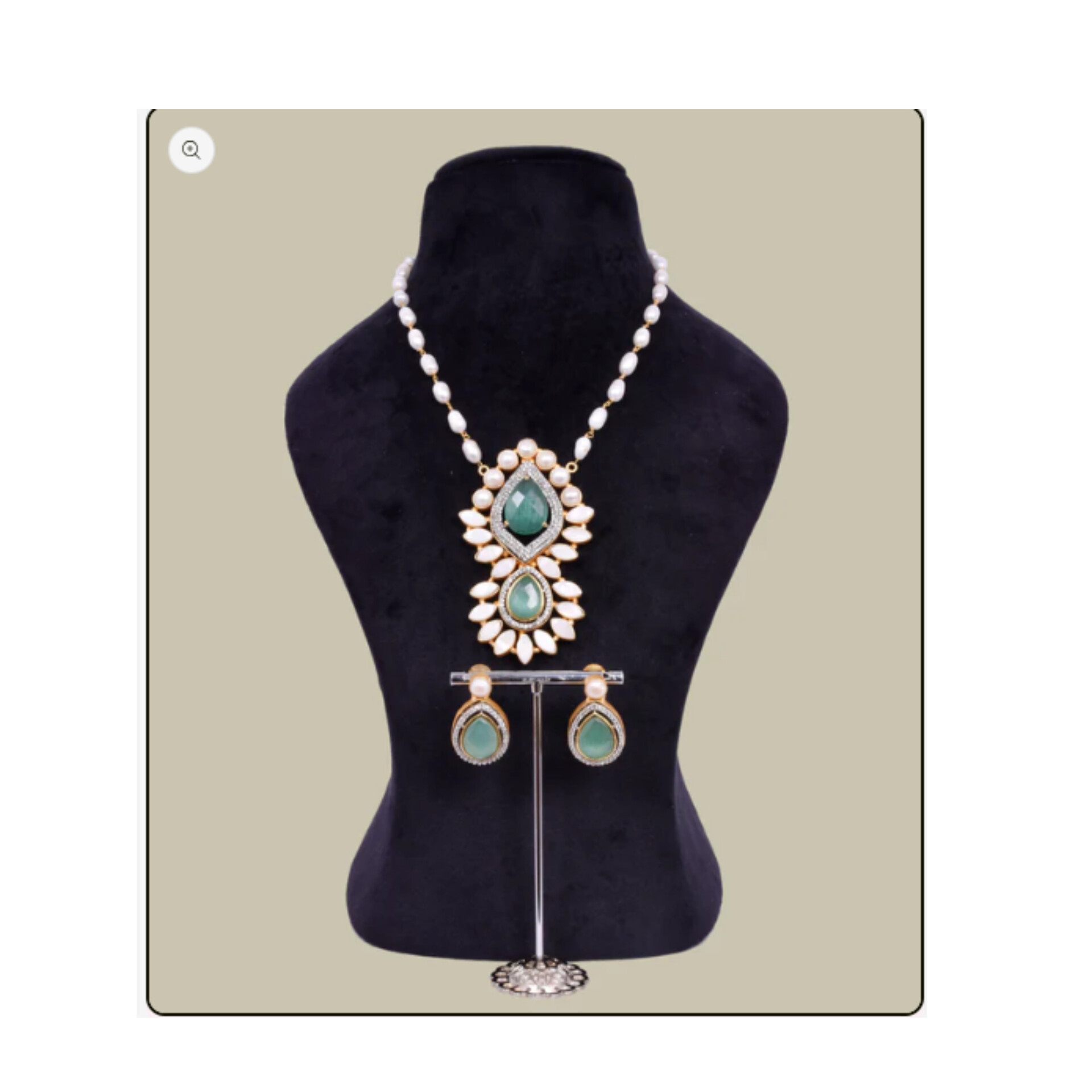 ArtStation - Pearl Stone Necklace: A Touch of Grace and Luxury