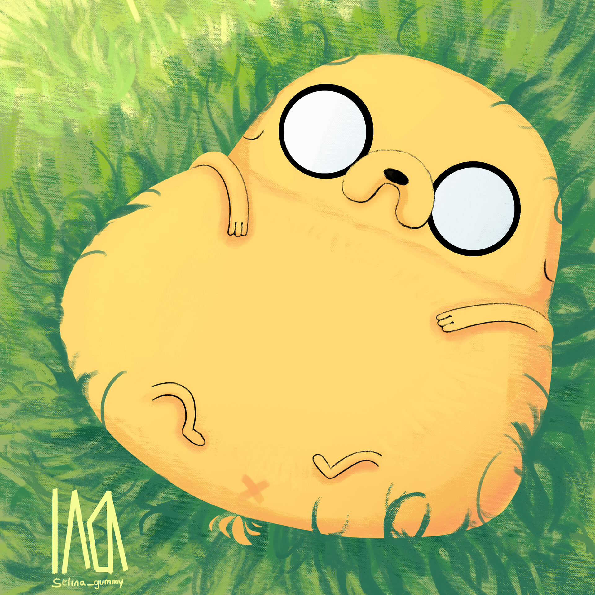 ArtStation - Jake the fat yellow doggo