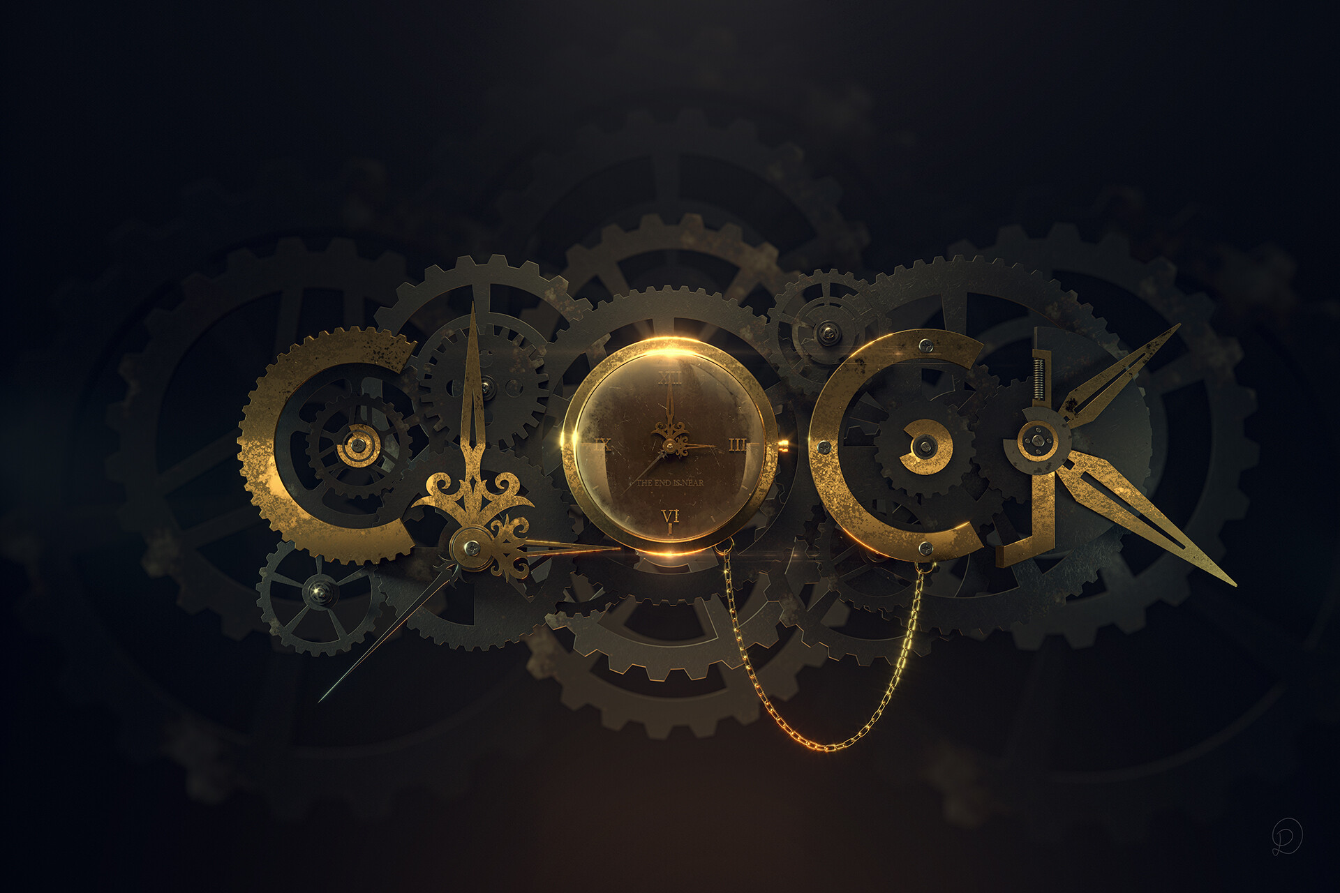 ArtStation - Clock Steampunk
