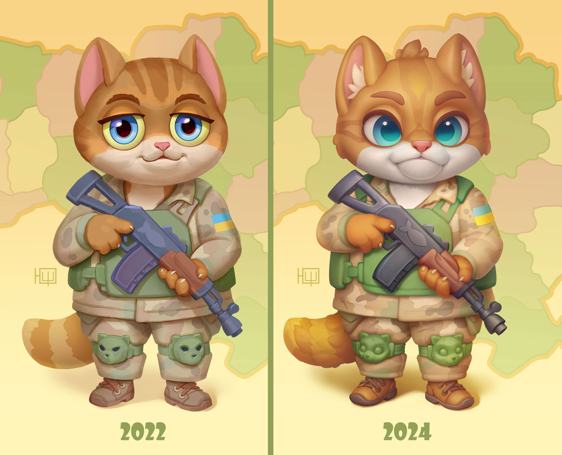 Yurii Shapoval - Cat warrior