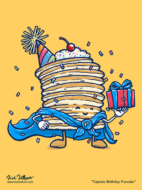 ArtStation - Captain Birthday Pancake