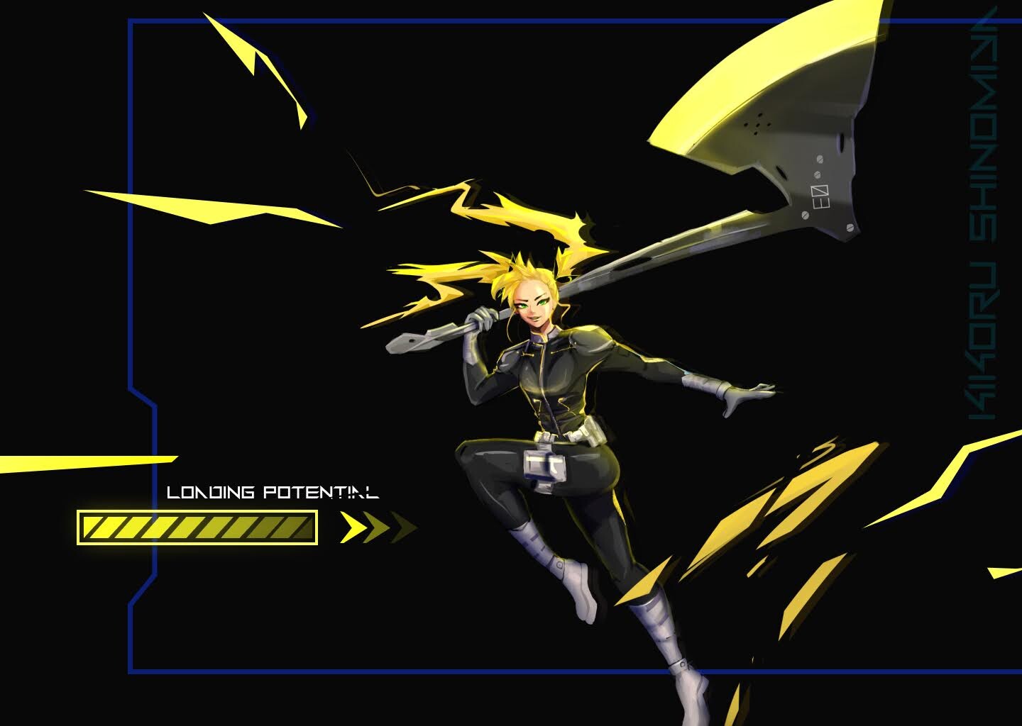 ArtStation - Kaiju no 8 Loading screen UI