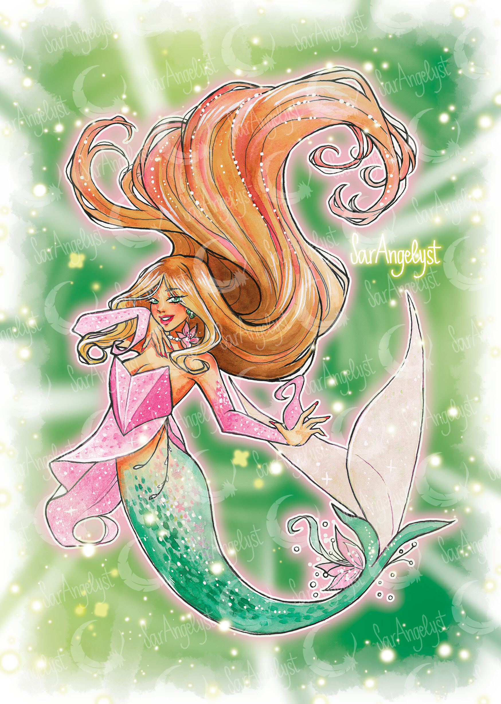 ArtStation - MerMay 2022 - Day 3. Flora Magix