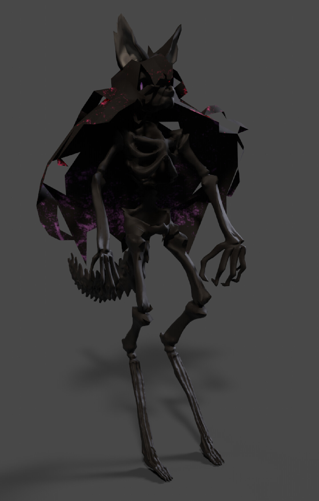 ArtStation - Skeleton Wolf Character