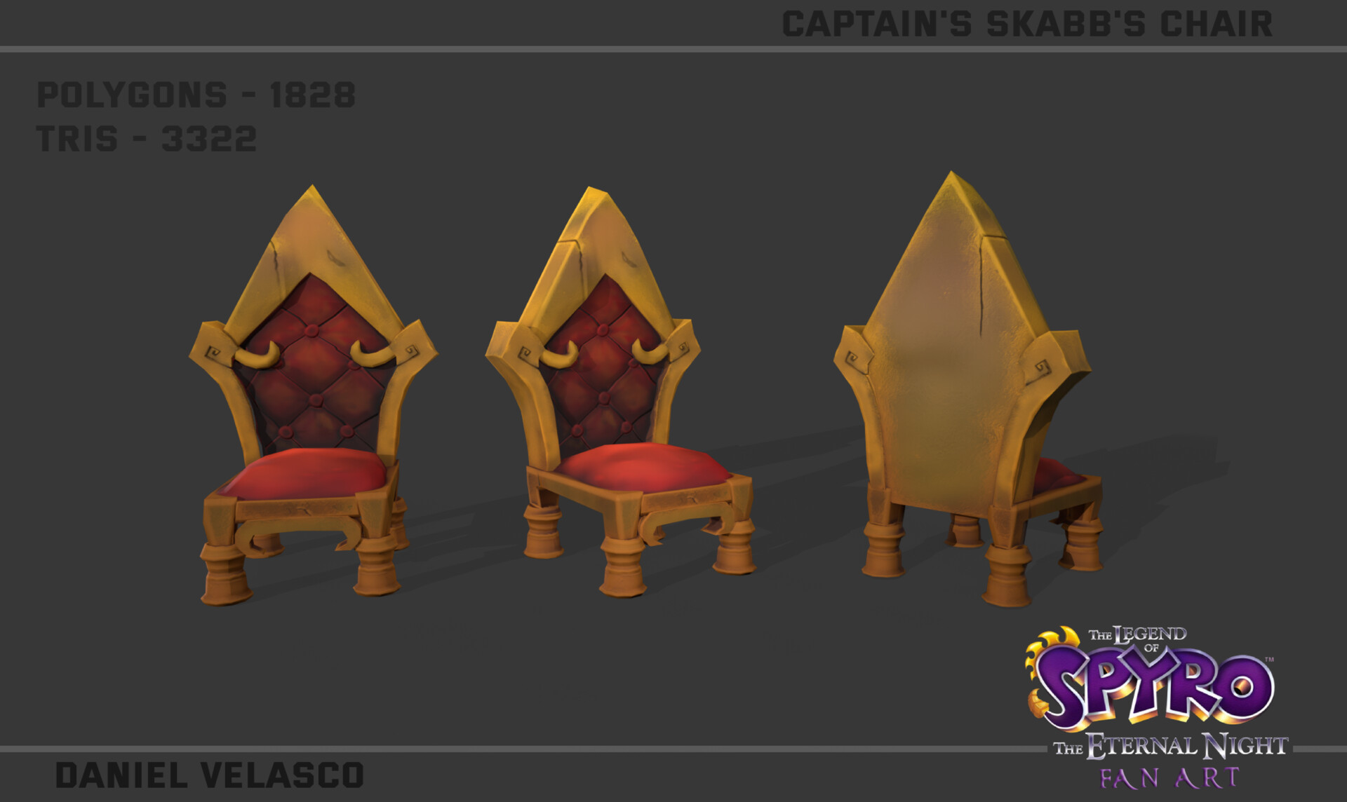 ArtStation - Spyro : Captains Skabb's Chair - Fan Art