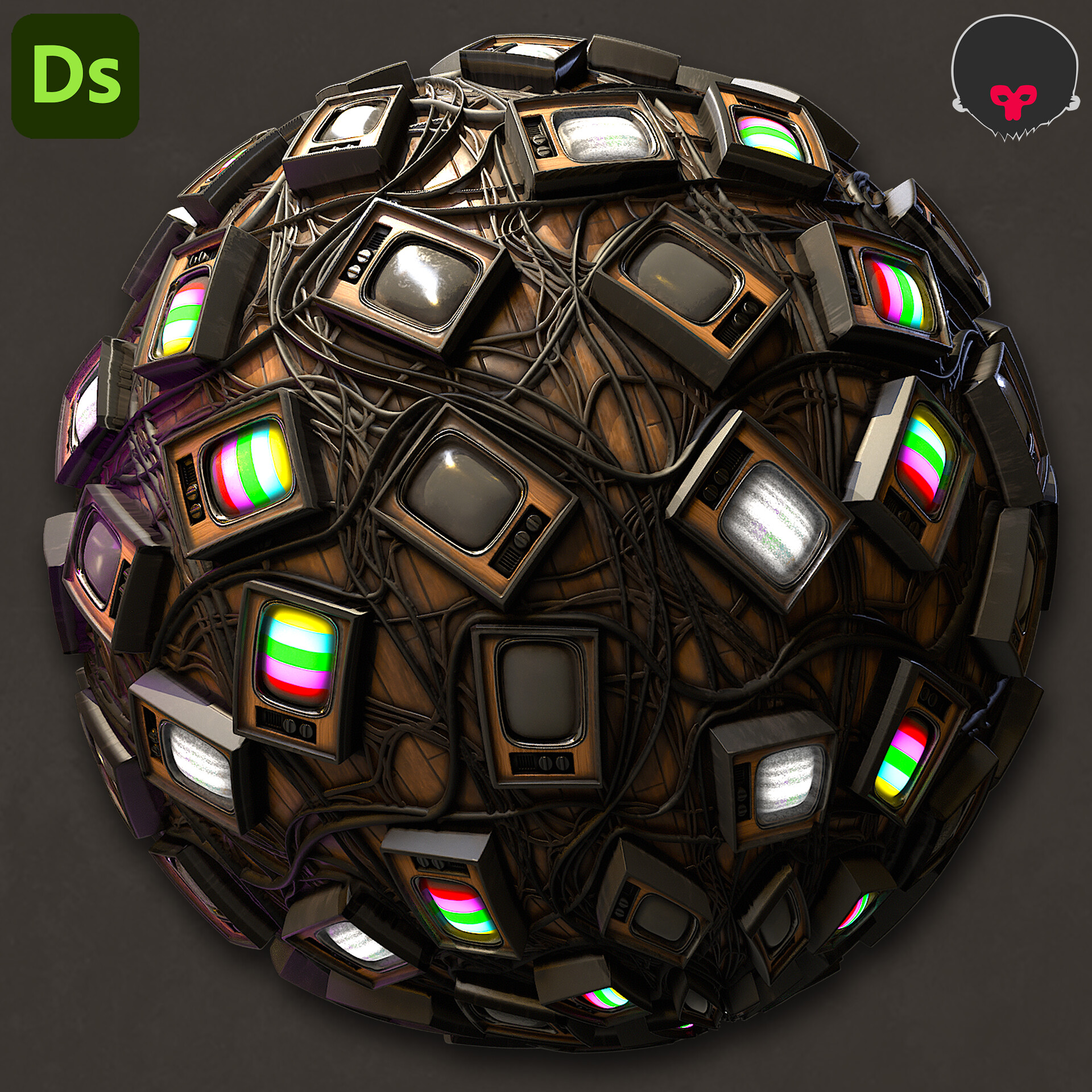 ArtStation - Tv's and Wires