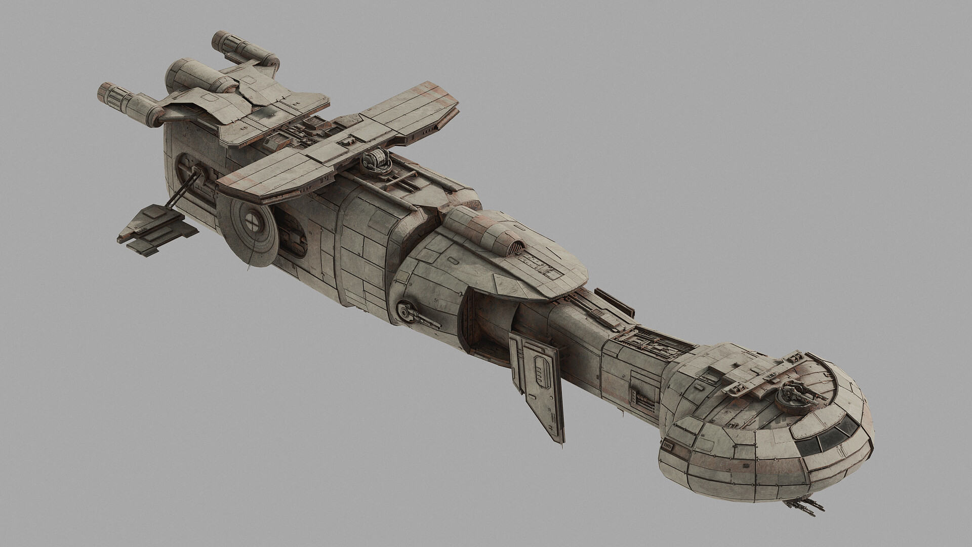 ArtStation - Braha'tok-class Gunship - Star Wars