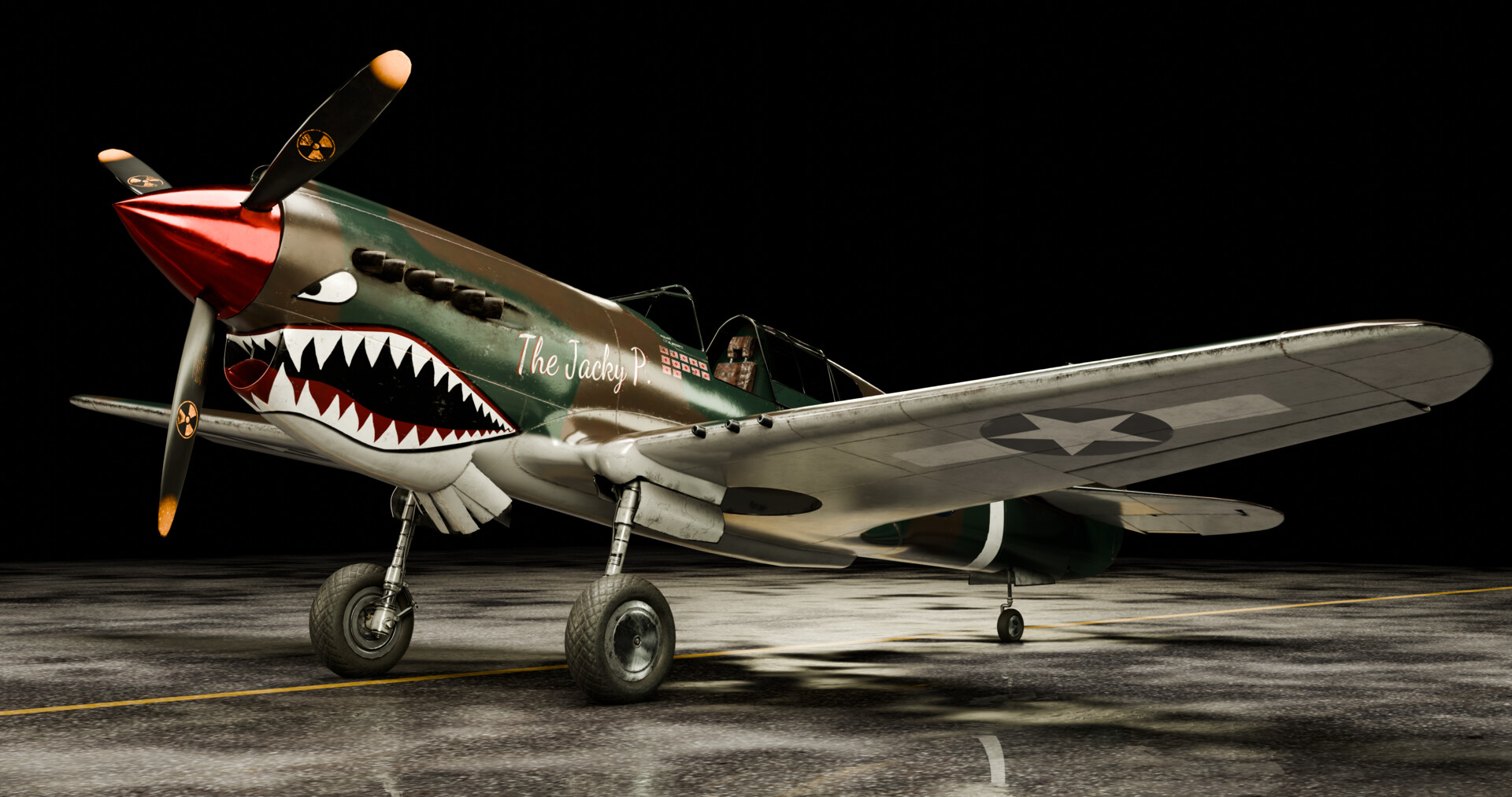 ArtStation - Curtiss P-40 Warhawk