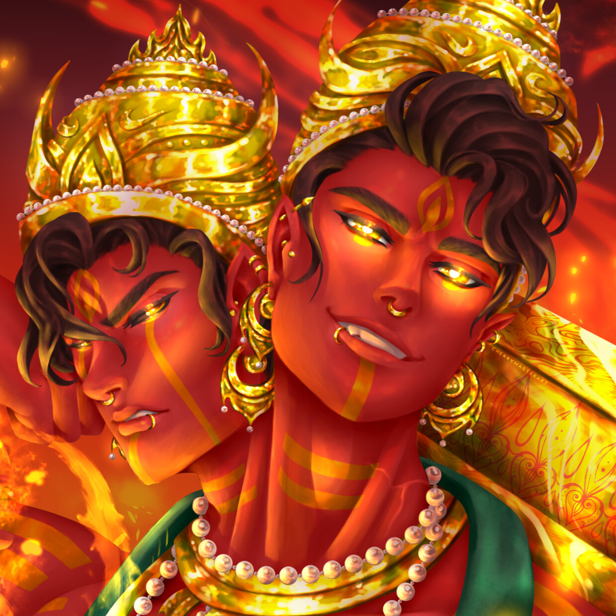 CherryMasterArt - Agni, Master of Fire 🔥