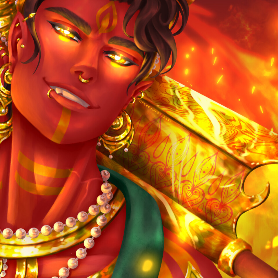 CherryMasterArt - Agni, Master of Fire 🔥