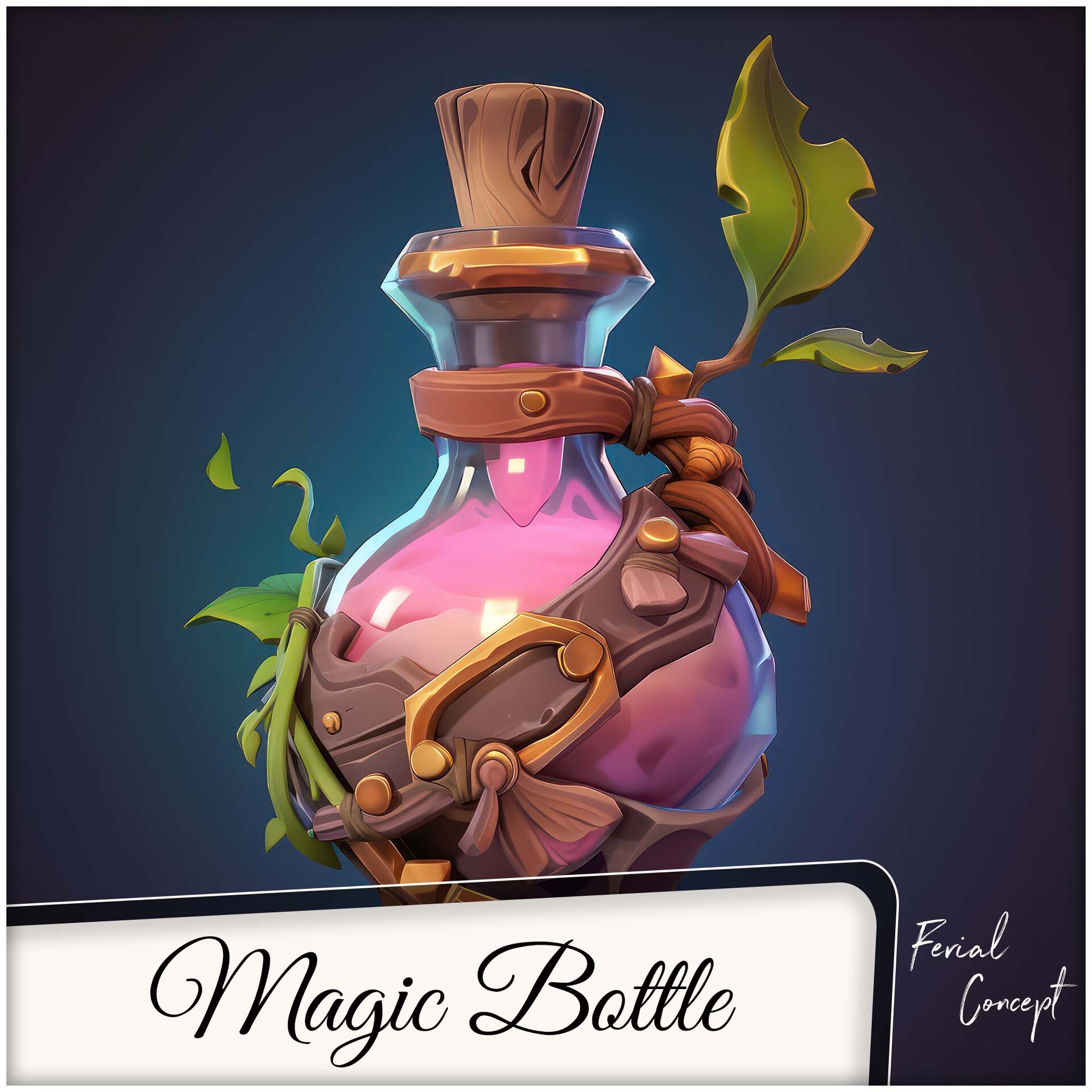 ArtStation - 🔹210 Magic Bottle - Game Asset Reference Image Pack v.10 |4K|