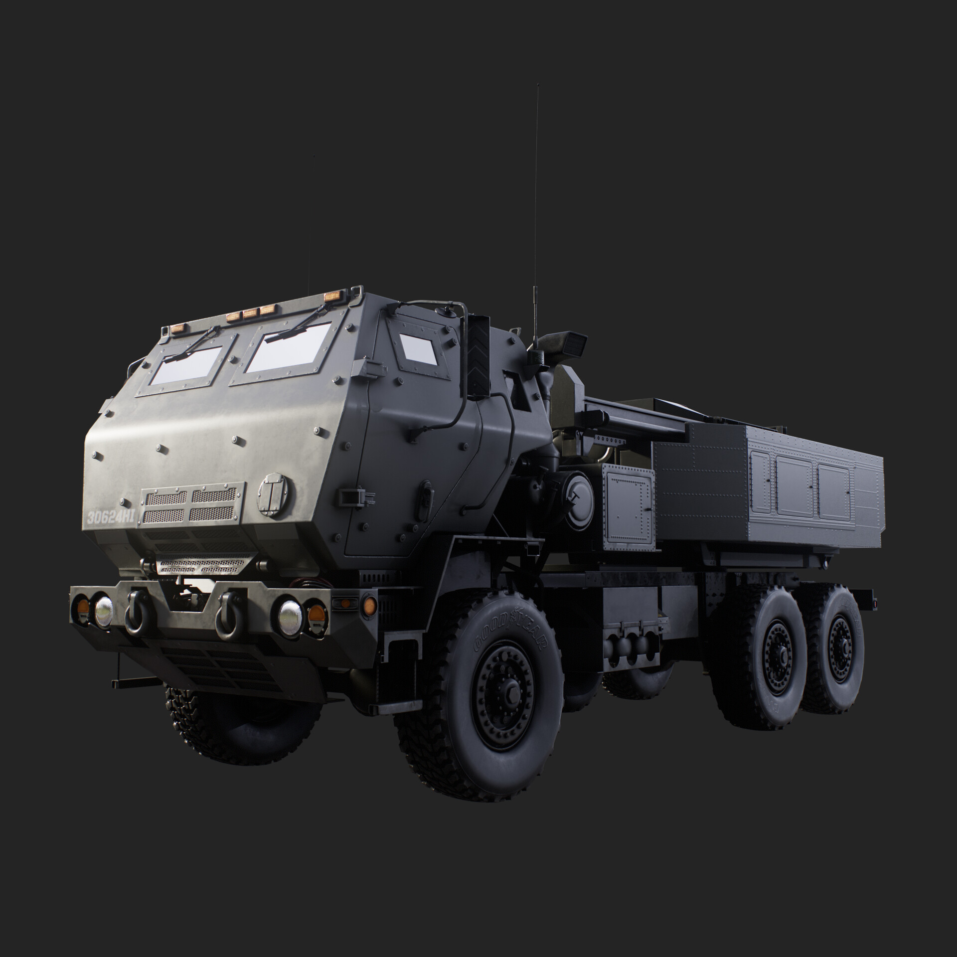 ArtStation - Himars LOW poly