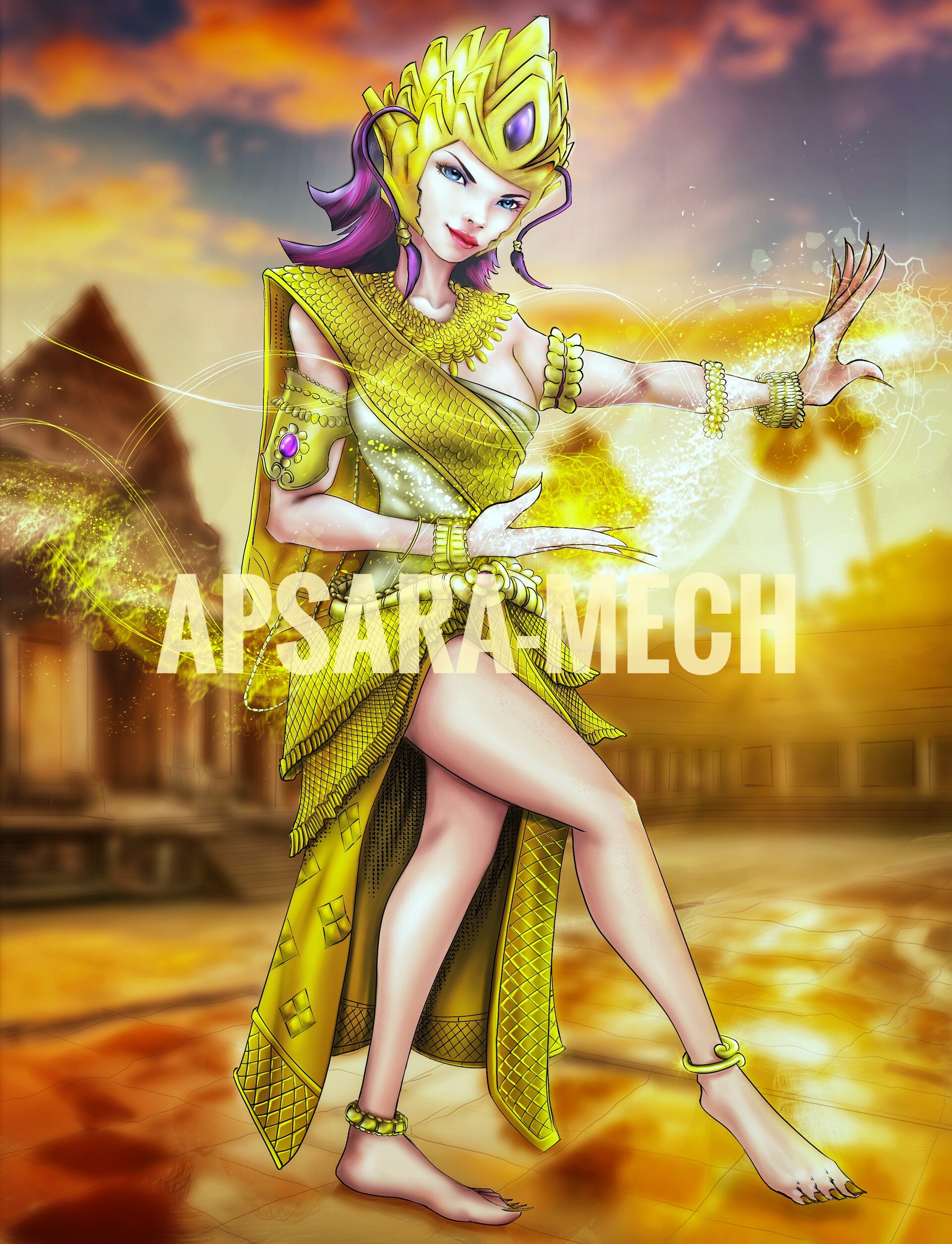 ArtStation - Apsara-Mech (OC)