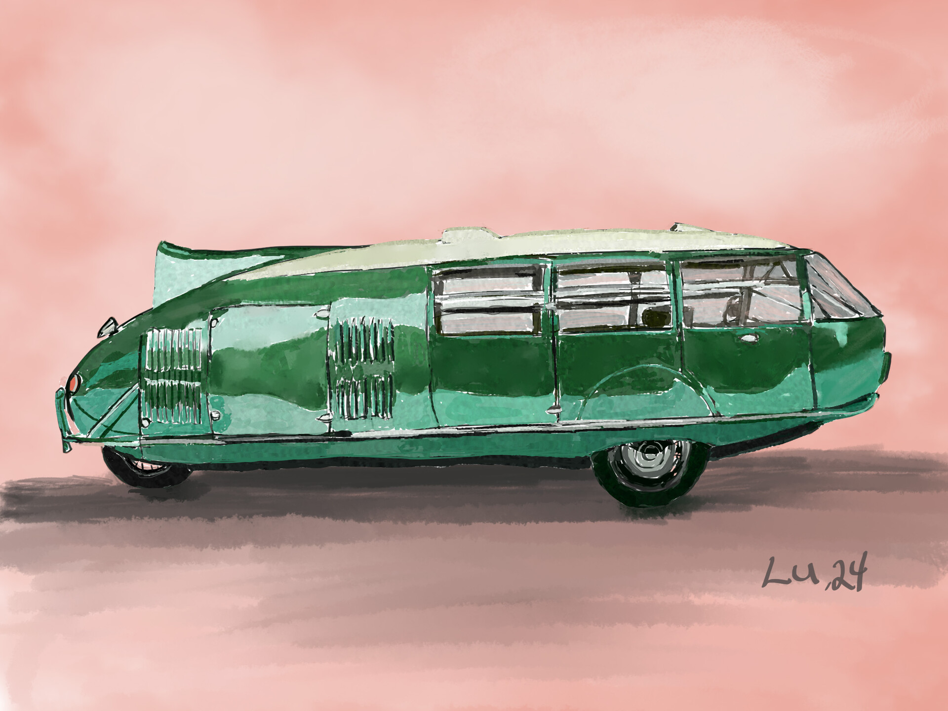 ArtStation - Dymaxion Car