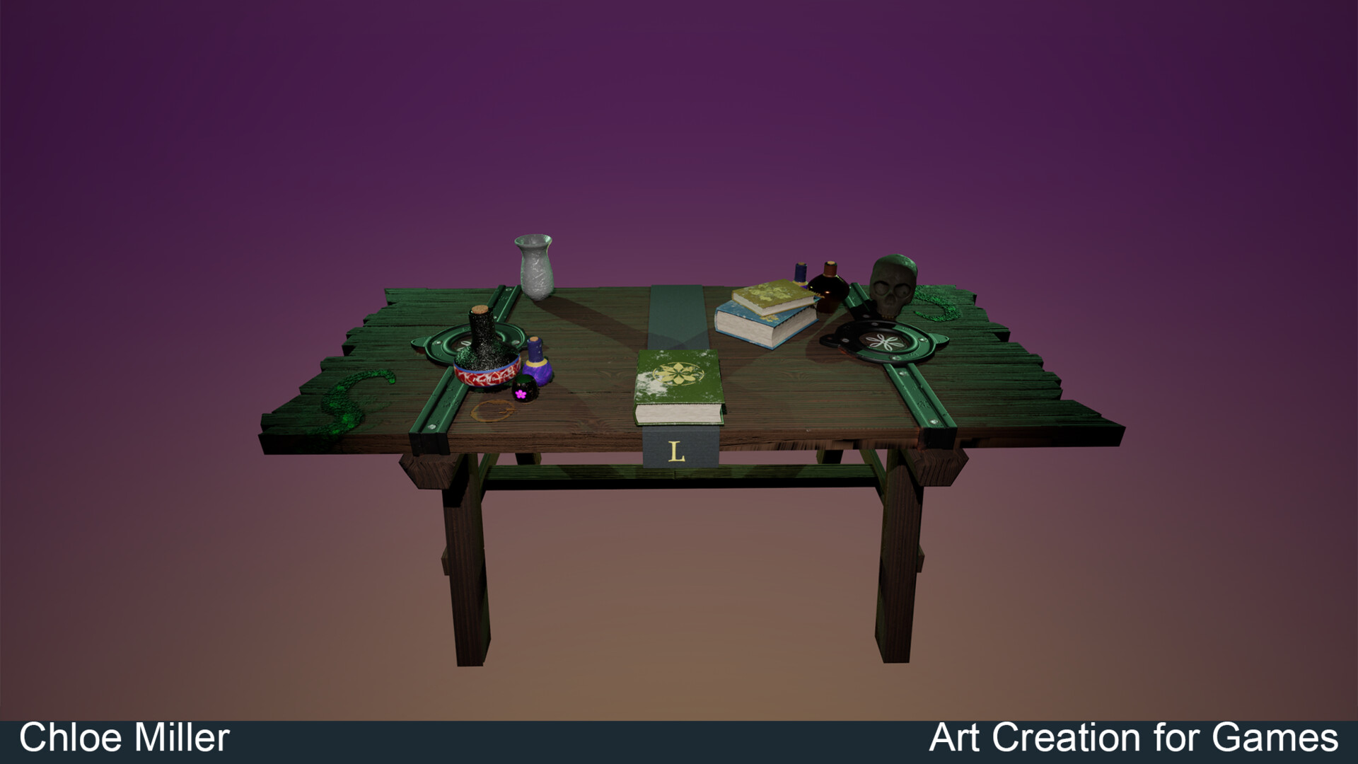 ArtStation - Alchemy Table