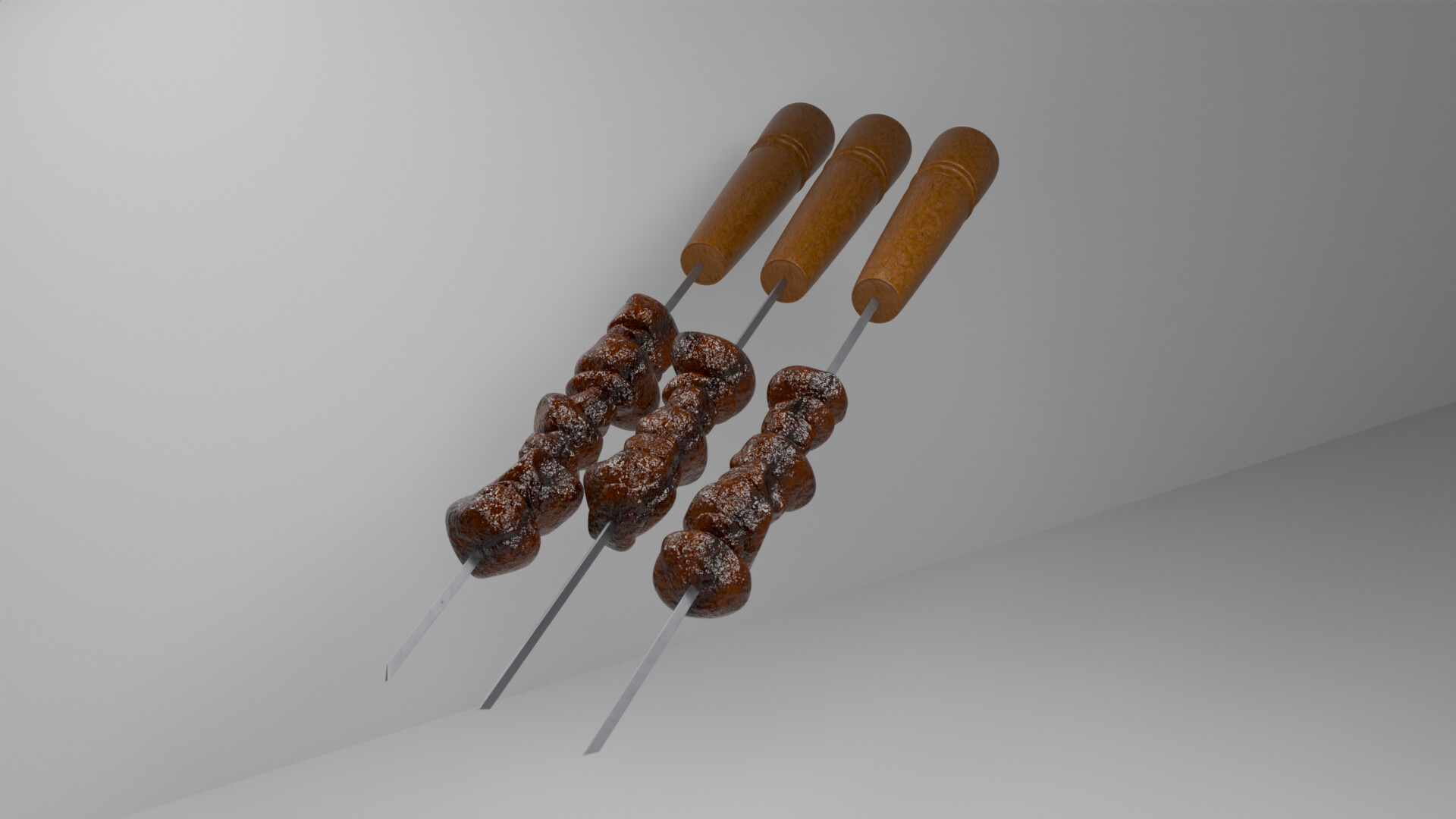 ArtStation - The 3d model moroccan kabab(BBQ)