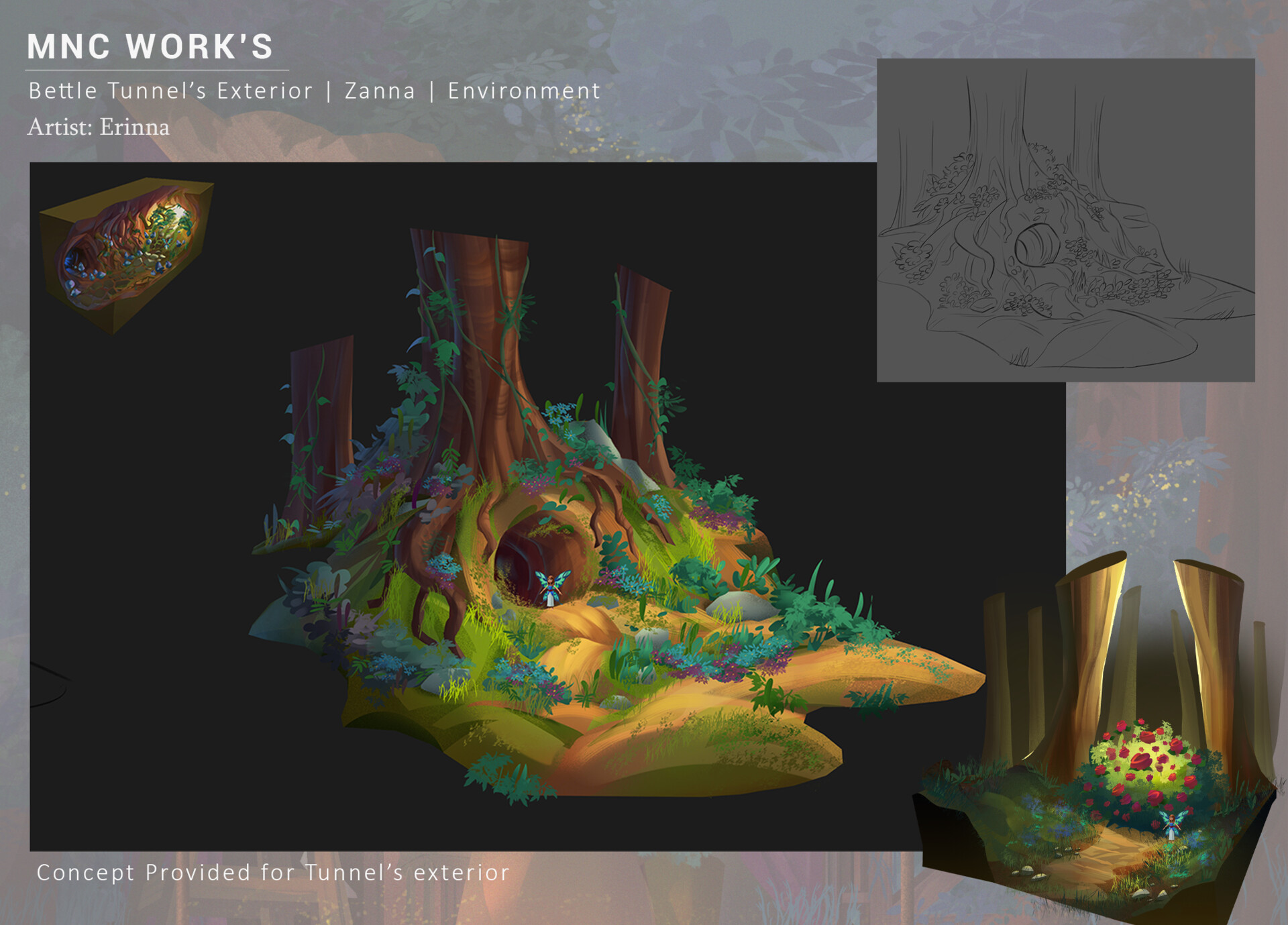 ArtStation - Animation Environment - Tunnel Exterior