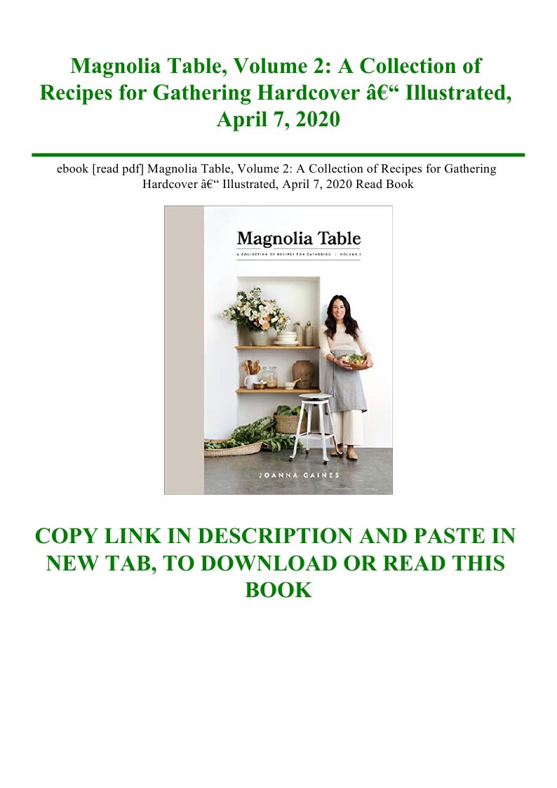 ArtStation - ebook [read pdf] Magnolia Table Volume 2 A Collection of ...
