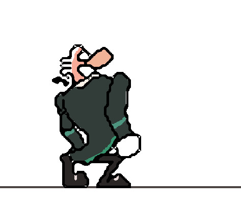 ArtStation - Dr. Livesey giga chad walking sprite