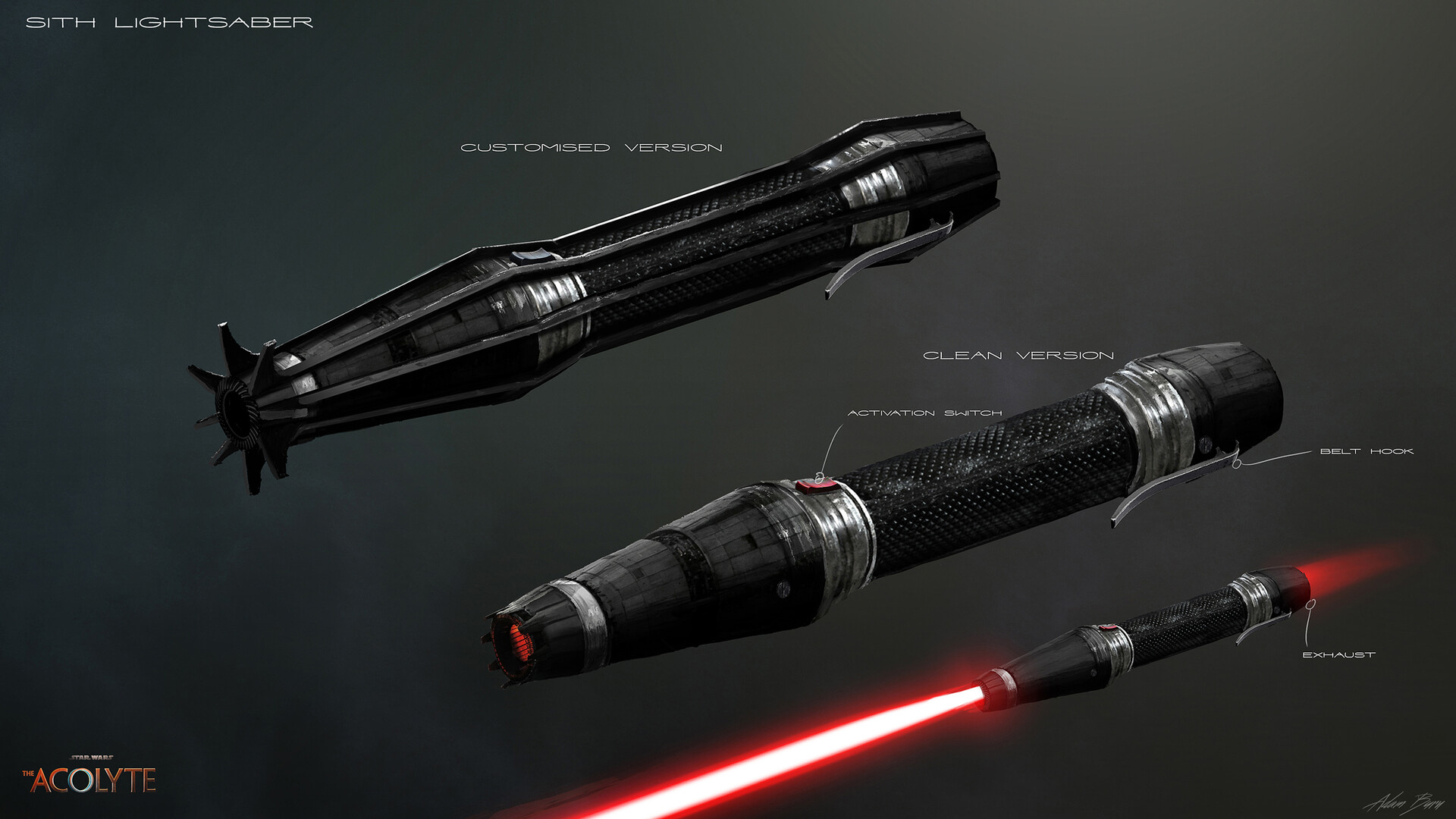 Star Wars Sith Lightsabers