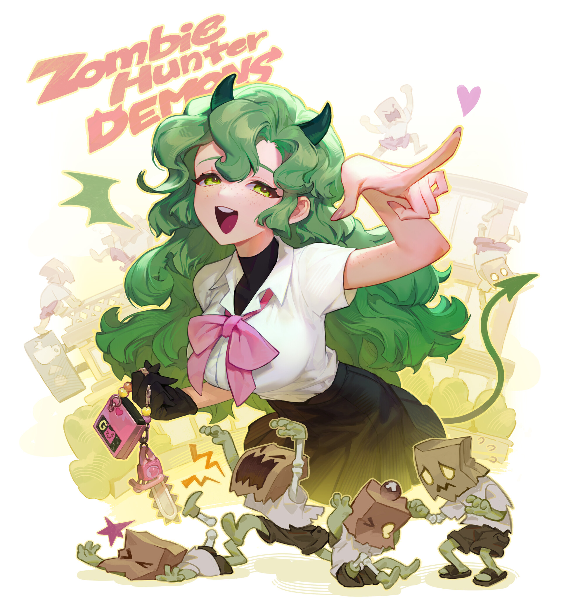 ArtStation - zombie hunter demons