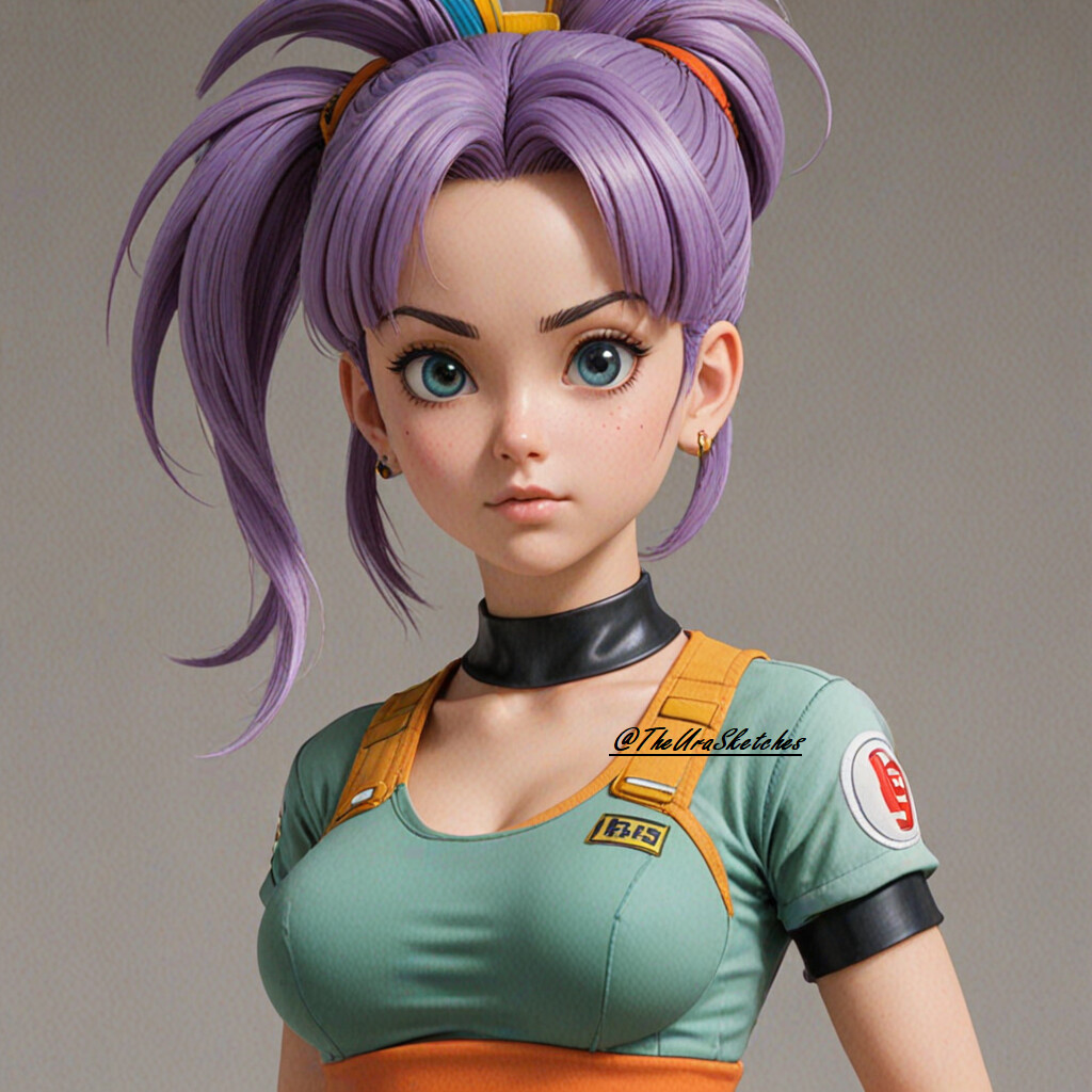 ArtStation - Bulma fron Dragon ball in my versio!!!