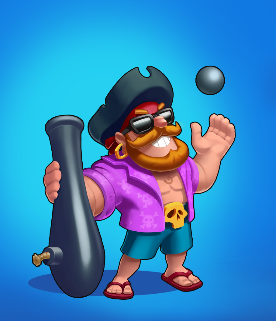 ArtStation - Hawaiian Pirate Captain