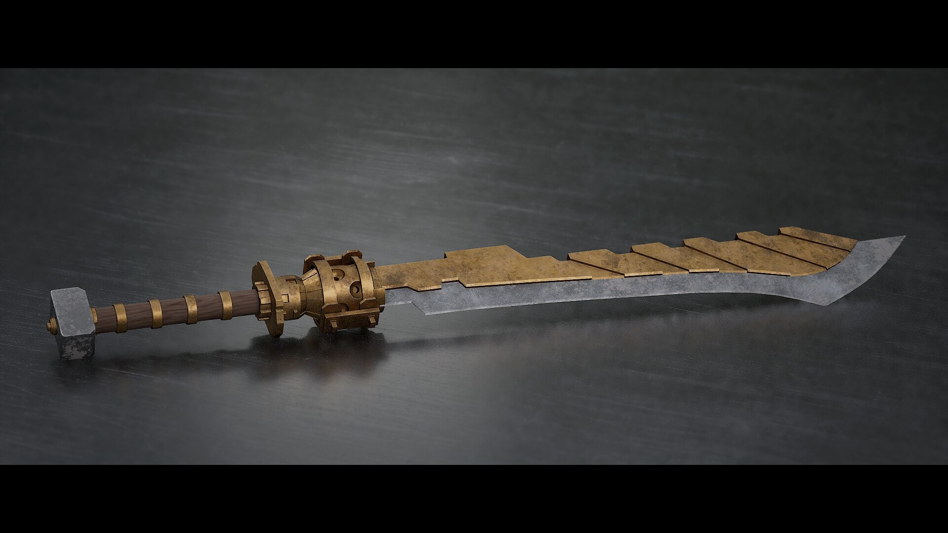 ArtStation - Industrial Themed Sword