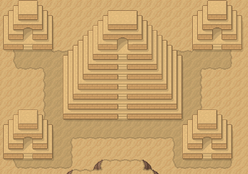 ArtStation - Pyramids + Interior Tilesets